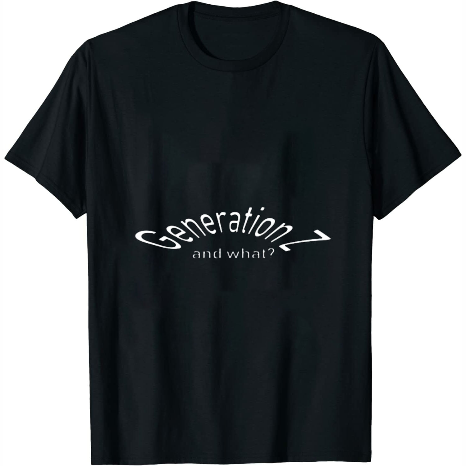 Generation Z Slogan Designs T Shirt Black 4XL - Walmart.com