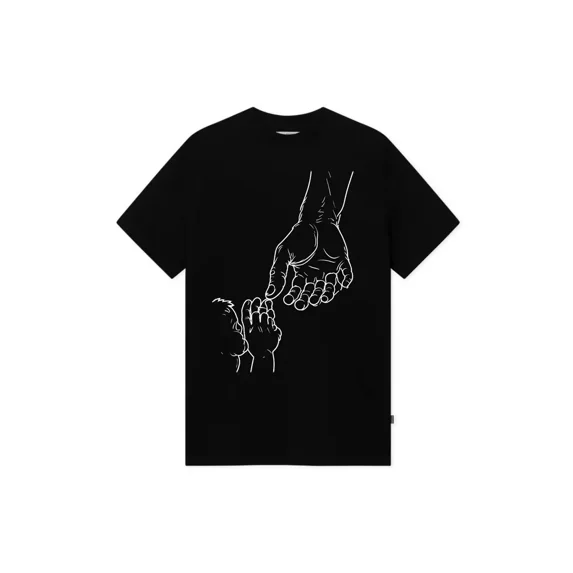 Generational Hands Outline Art Unisex Gift for Parents Loose Fit Short ...