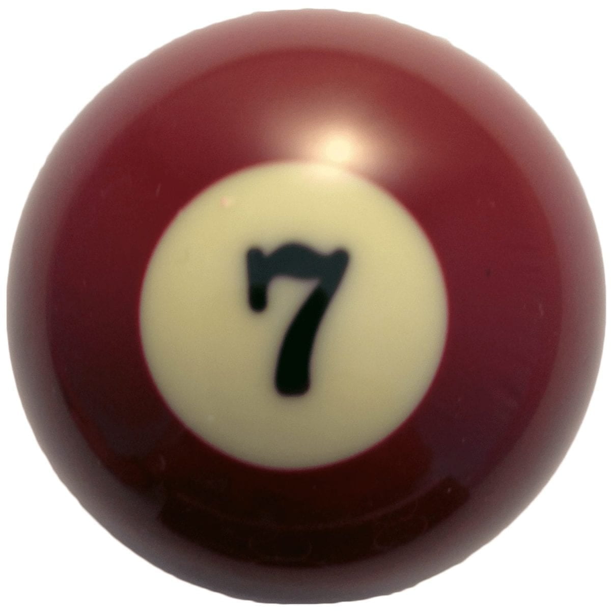 Generations Gameroom Premium Poly Resin 7 Billiard Ball, Red - Walmart.com