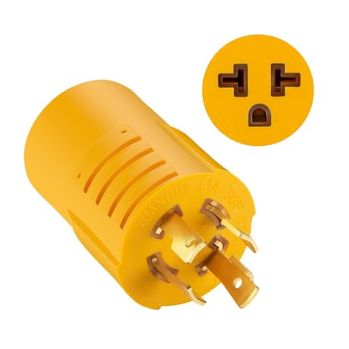 Generator Adapter Plug, NEMA L14-30P Male to NEMA 5-15R/5-20R or 6-15/6 ...