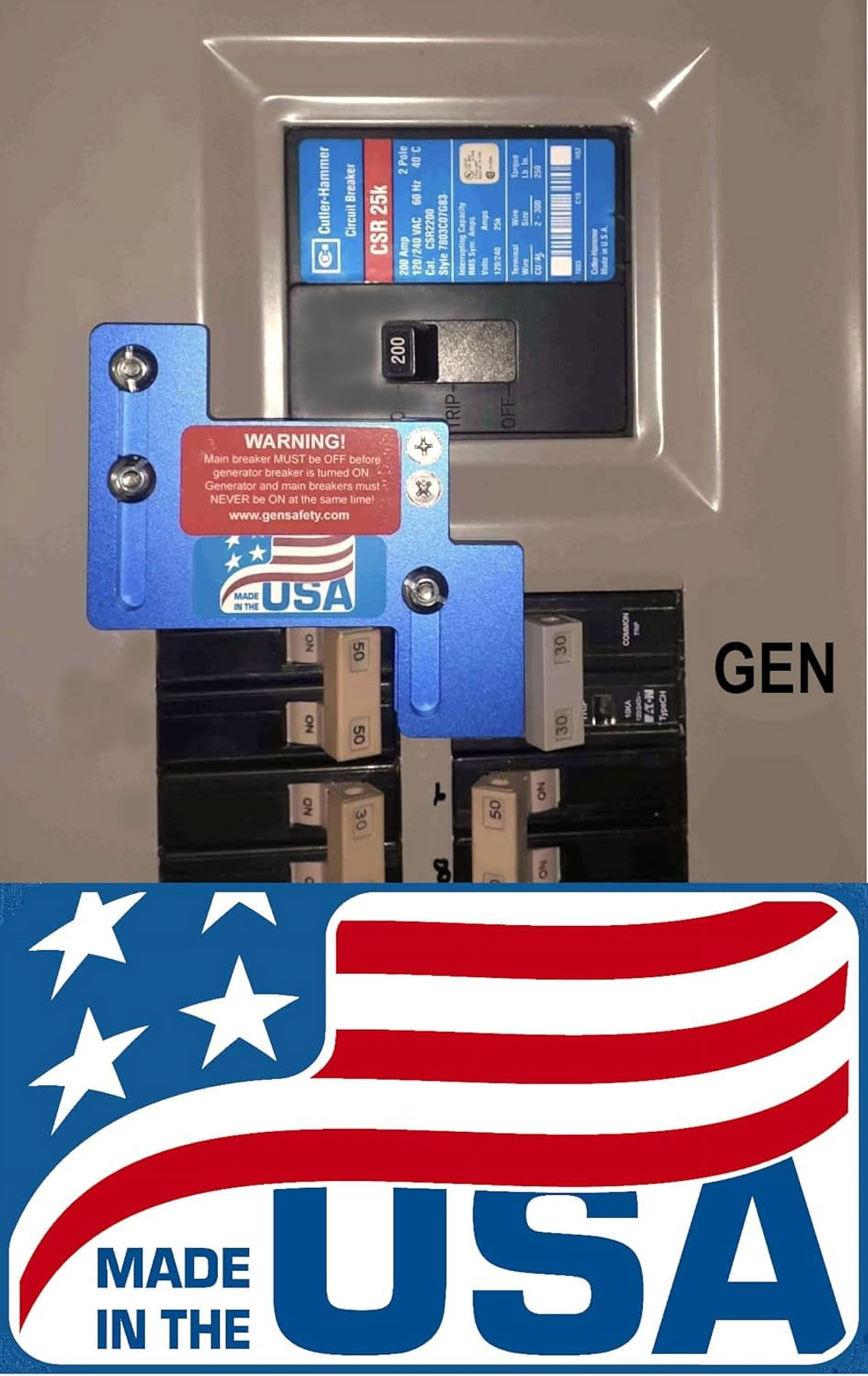 Generator Breaker Interlock Kit for Eaton/Cutler Hammer Type CH 150 ...