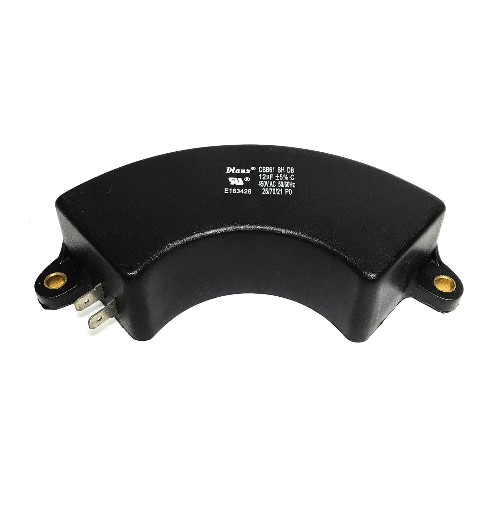 Generator Capacitor 450VAC 12uF 50/60Hz 5-7KW CBB61 SH DB 25/70/21 UL ...