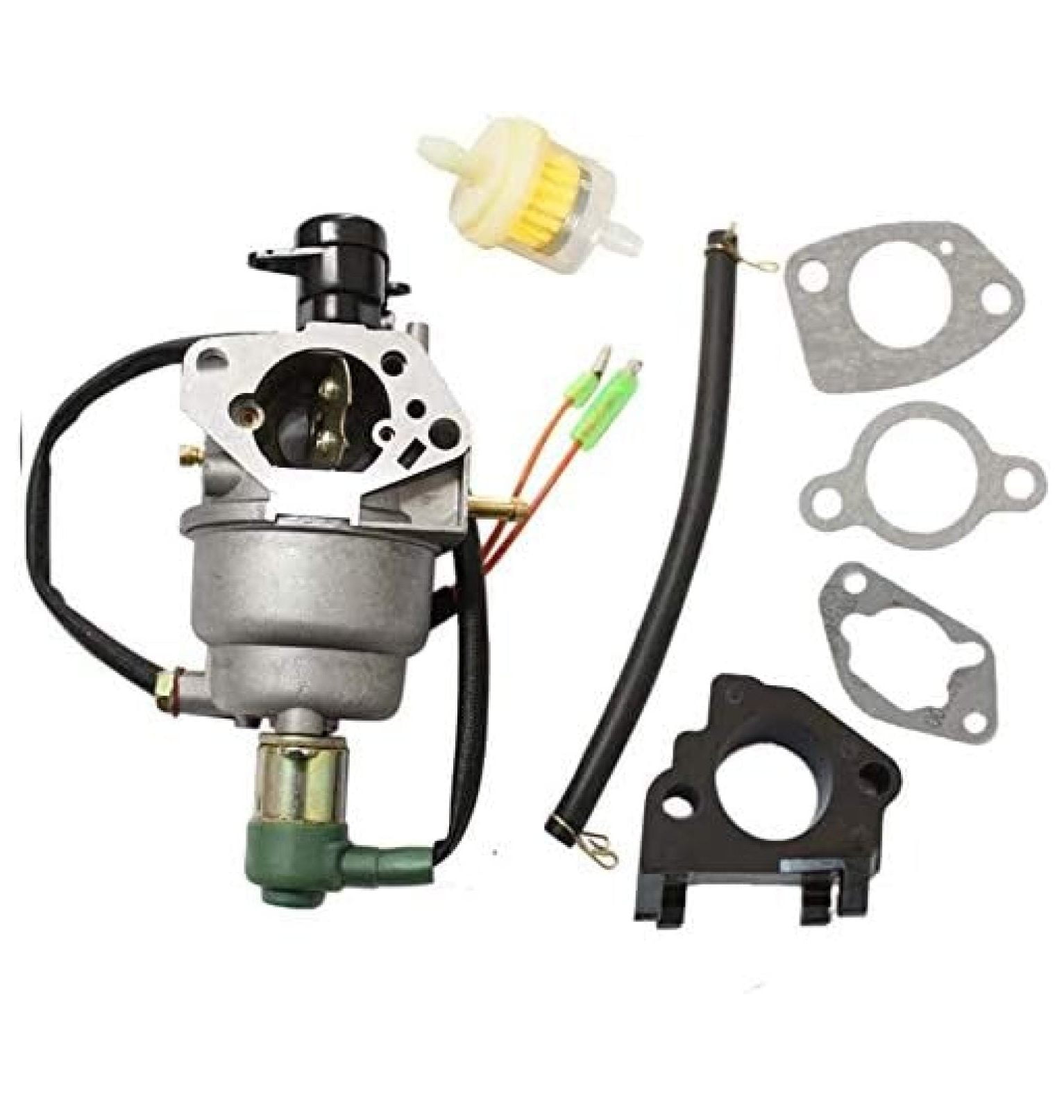 Generator Carburetor Kit - CPE 41115 5000-6000 Watt - Auto Choke, Fuel ...