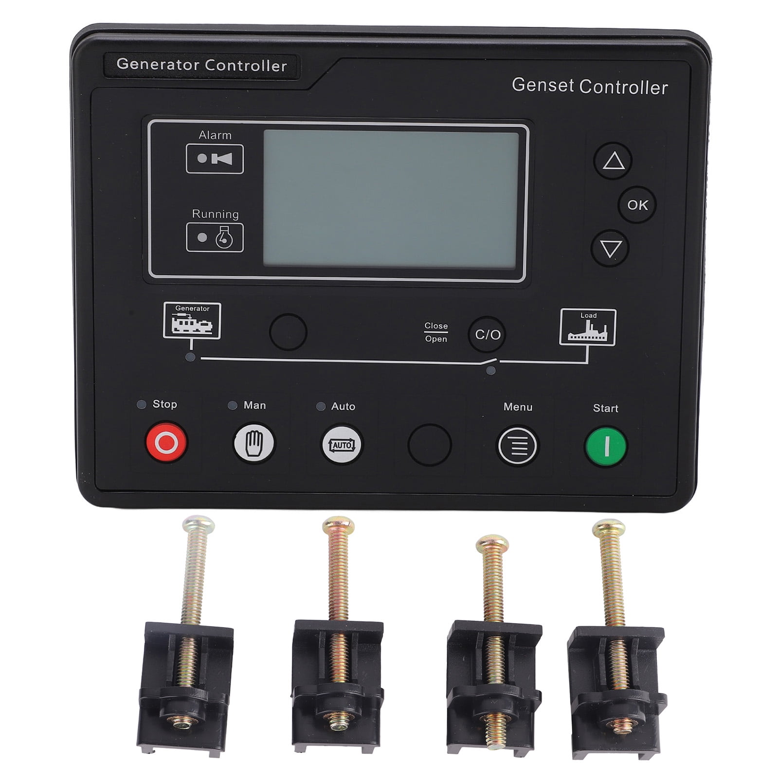 Generator Controller Lcd Display Diesel Generator Controller Automatic Start Genset Controller