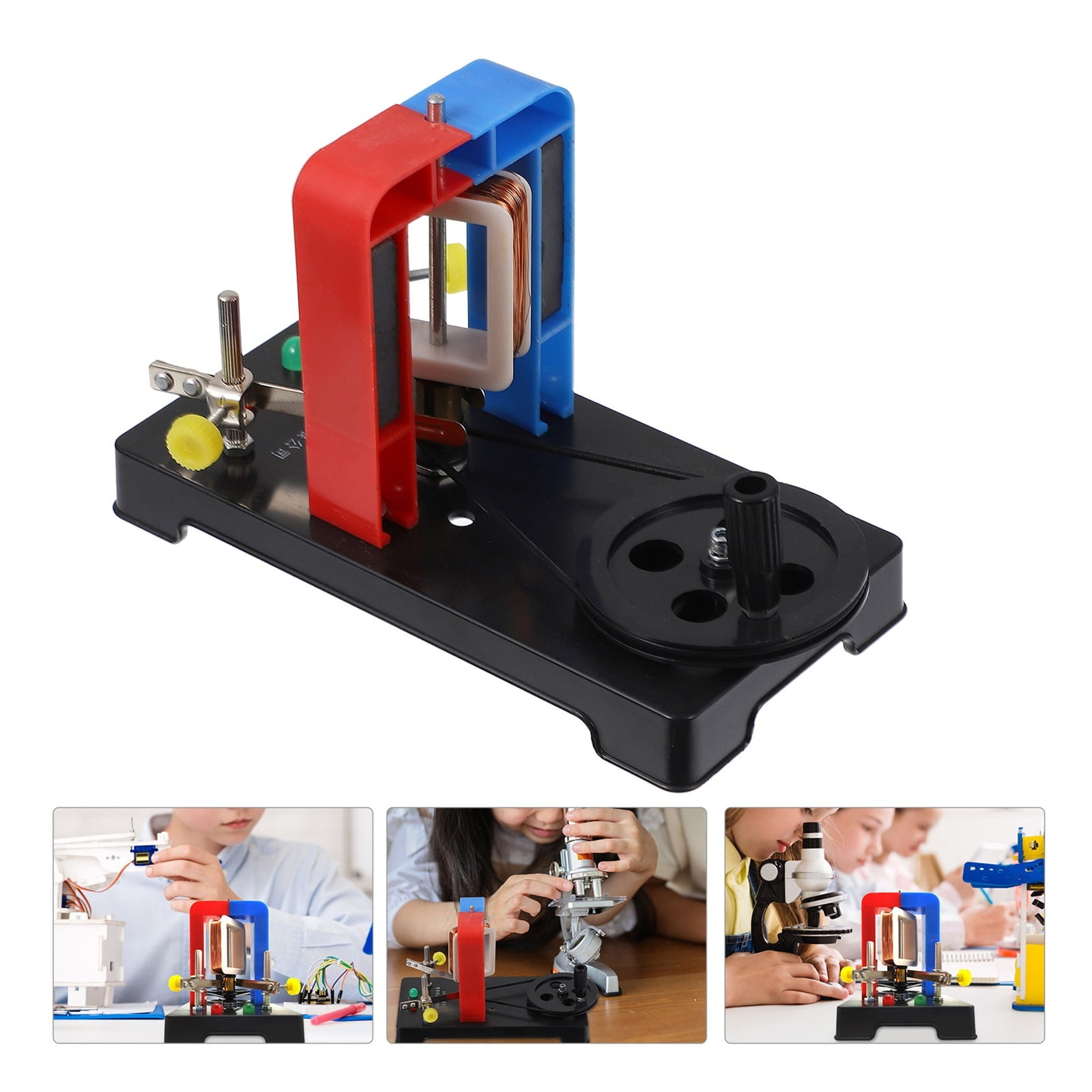 Generator Hand Dynamo Motor Kit Diy Cranked Experiment Electricity ...