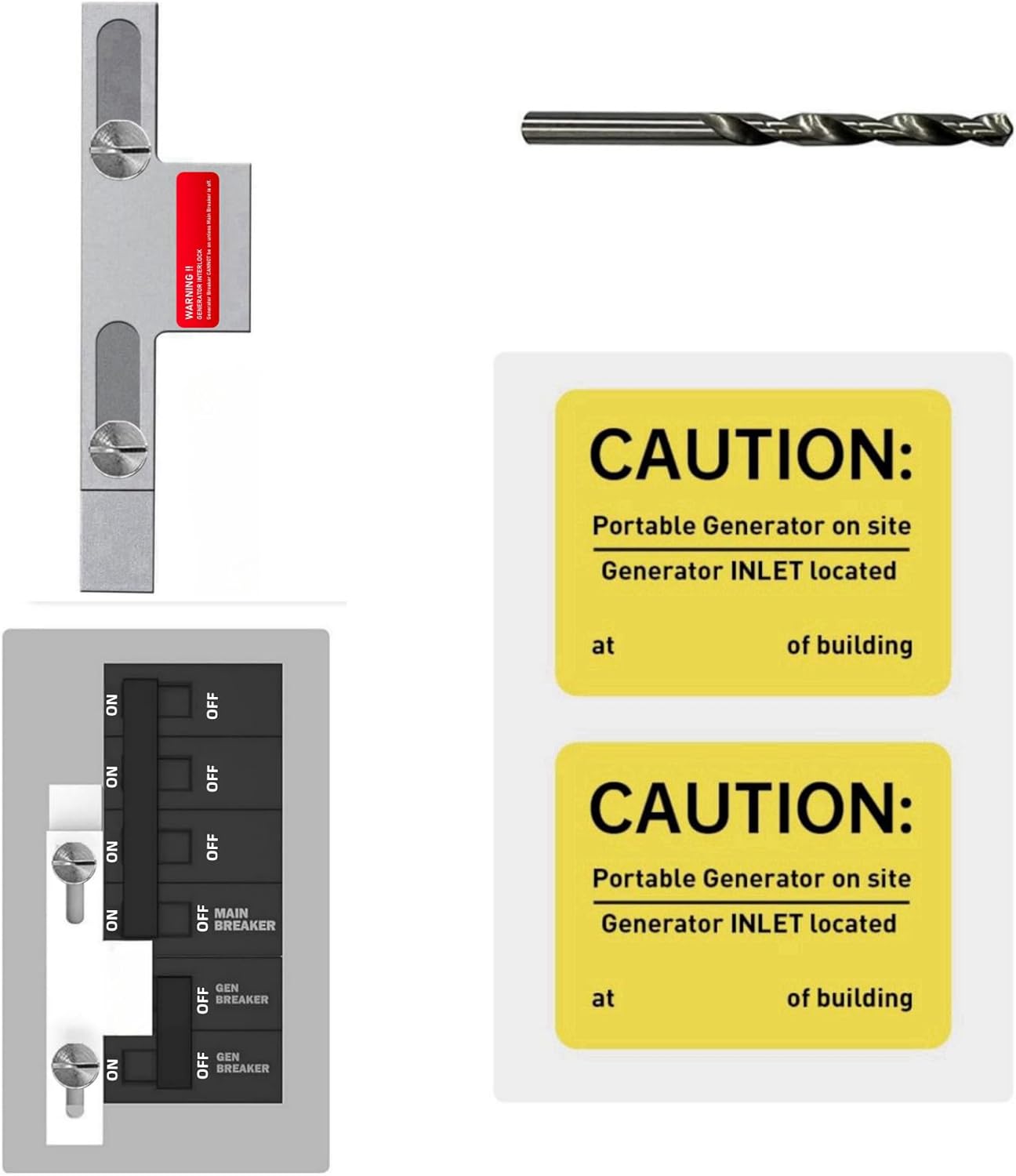 Generator Interlock Kit Compatible with Square D Homeline Meter Main ...