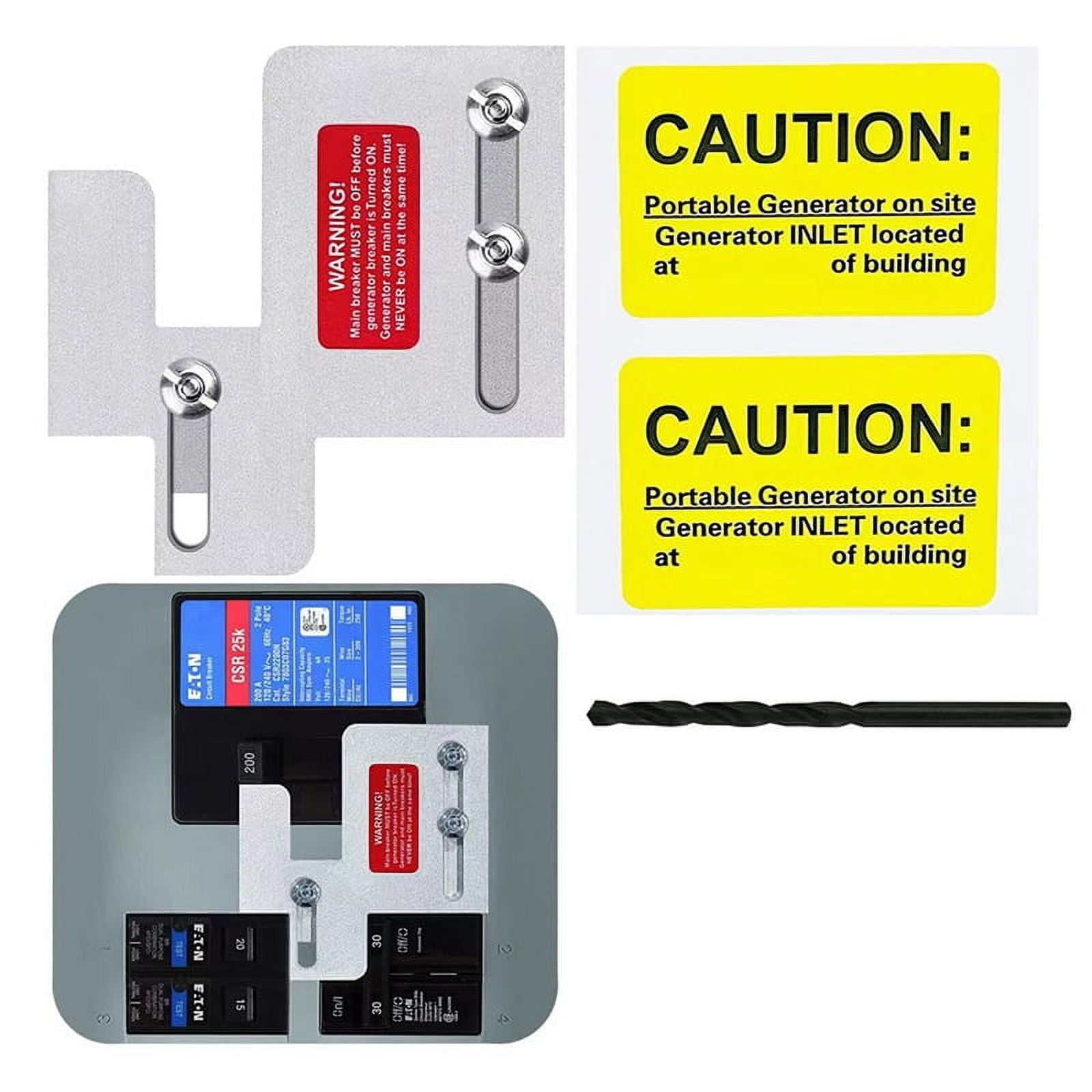 Generator Interlock Kit Compatible with Cutler Hammer BR Series 150 and ...