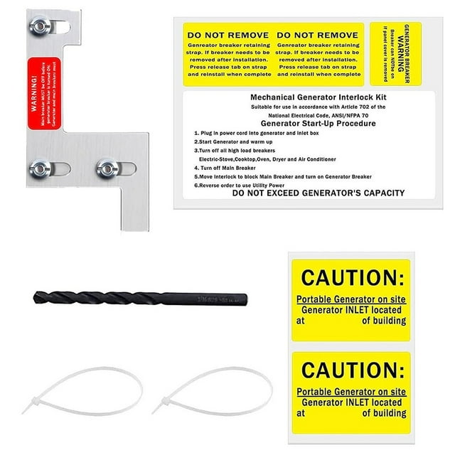 Generator Interlock Kit For ITE Siemens Gould Murray 150 200 Amp ...