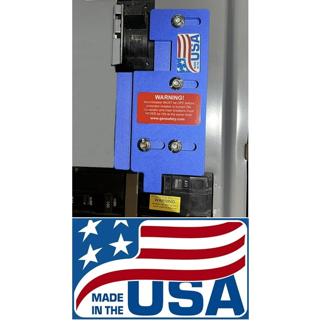 Generator Interlock Kit for Square D 150 Amp and 200 Amp Panels with 3 ...