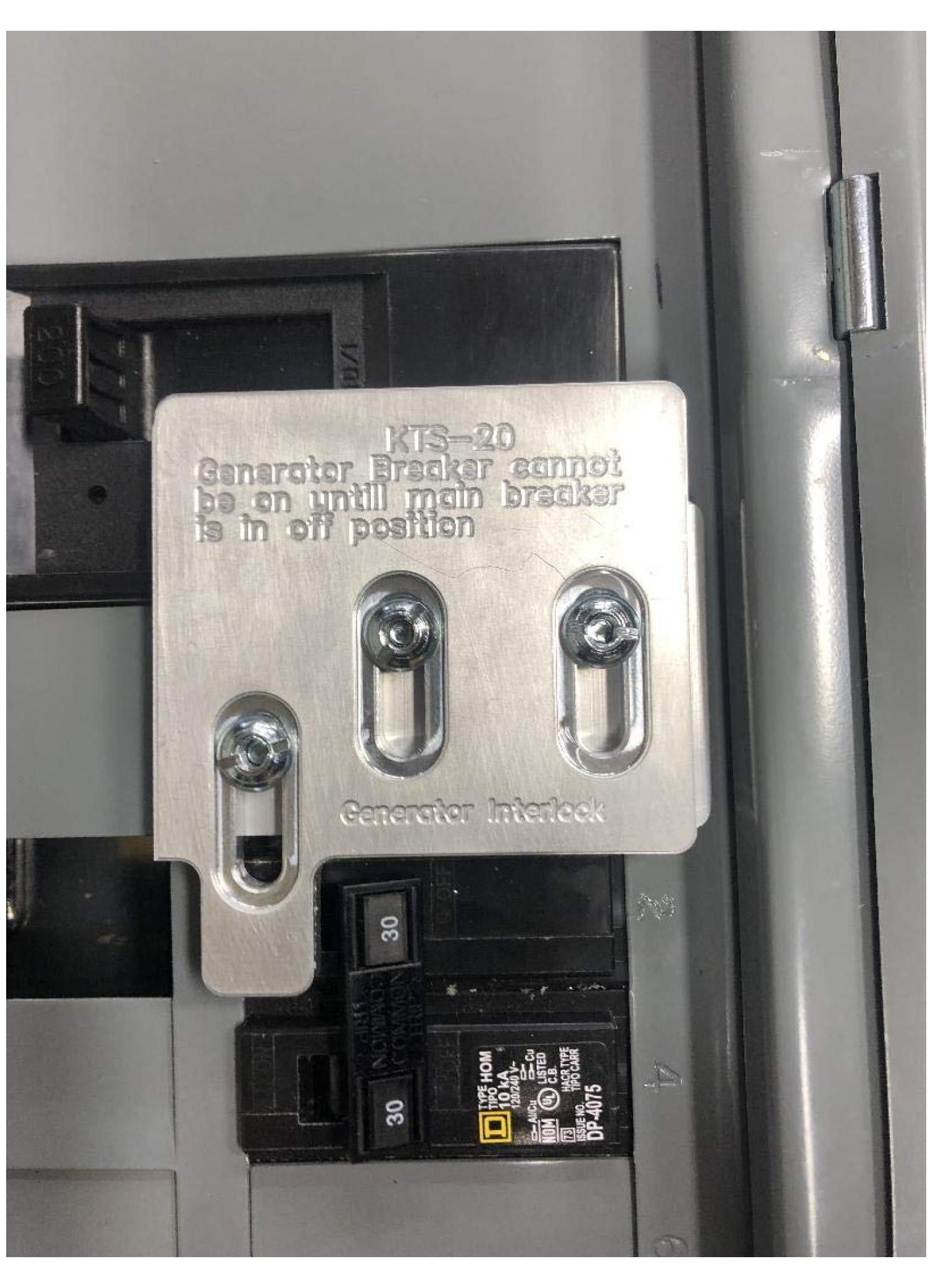 Interlock Kit Homeline Generator (150A-225A Load Centers) - Safe Backup ...