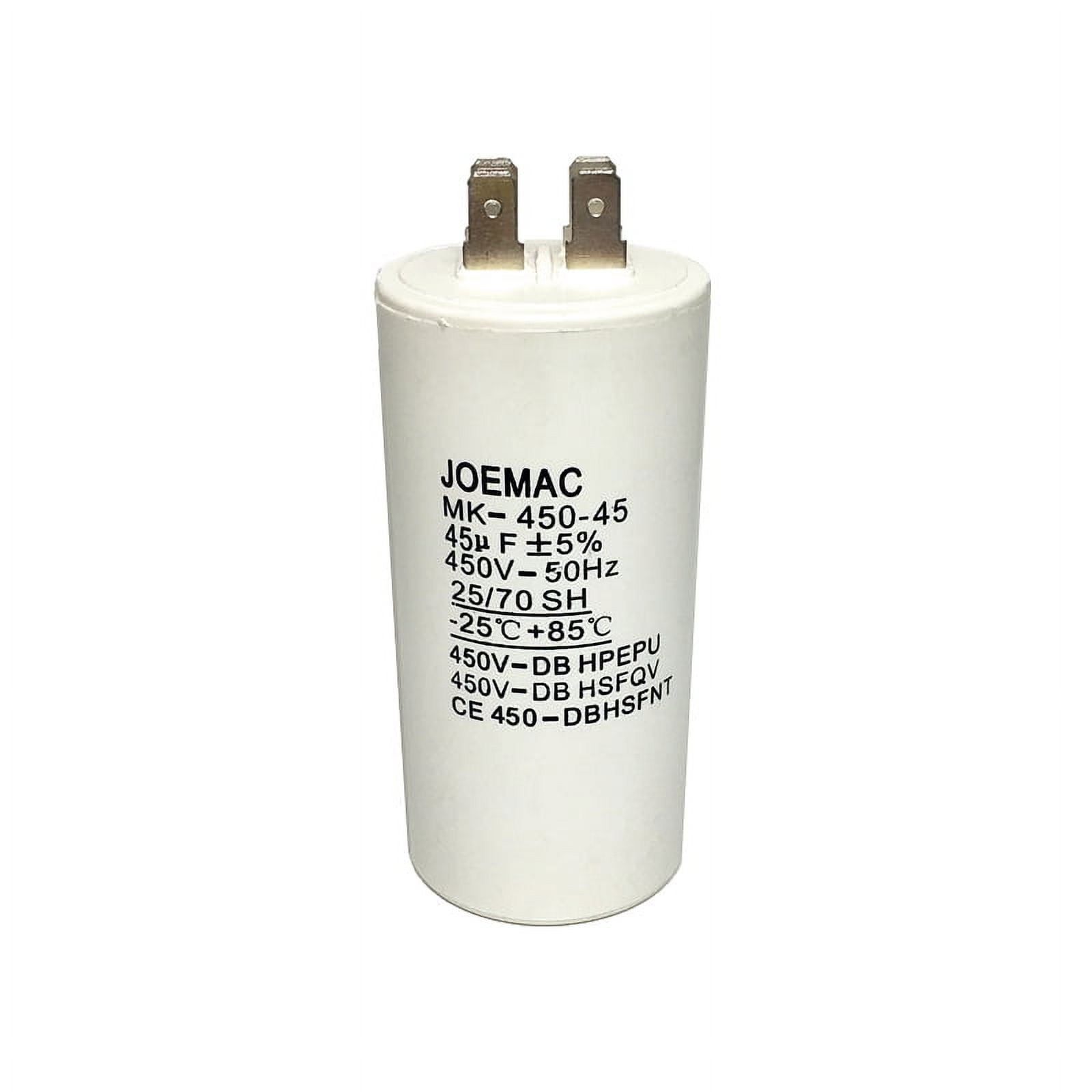 Generator JOEMAC Capacitor 450V 45uF 50Hz 25/70 SH Cylinder - Walmart.com