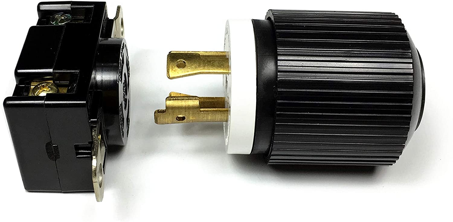 Power Products Generator RV Plug and Socket, L14-30, 30 Amp, 120V 220V ...