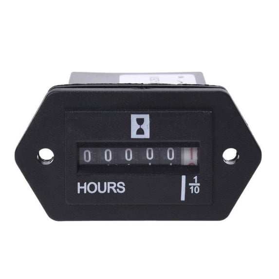 Generator Sealed Hour Meter Counter Mechanical Hour Meter Timers Gauge ...