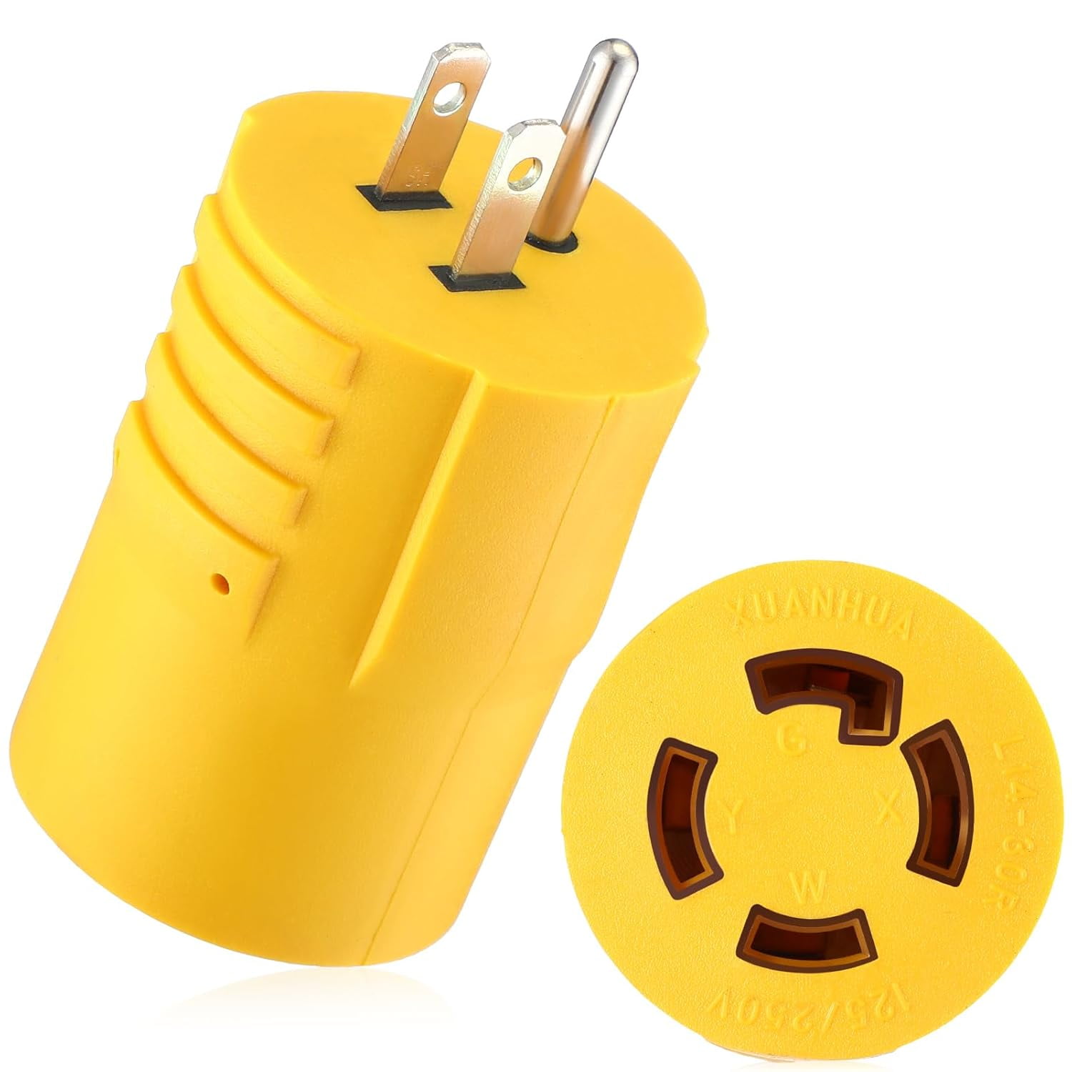 Generator Transfer Switch Adapter Compatible with NEMA 5-15P Male to ...