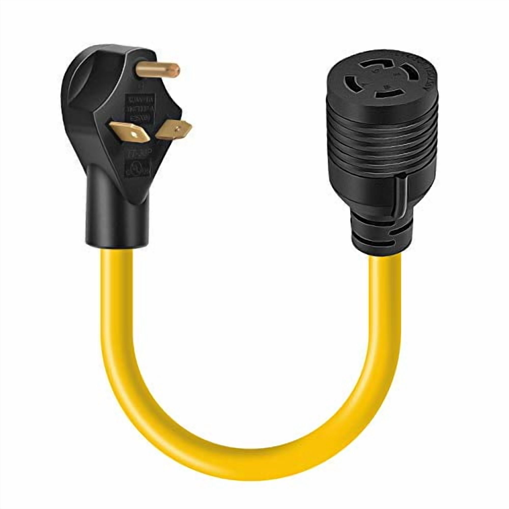 Generator Transfer Switch Adapter Cord TT-30P Male to L14-30R Female ...
