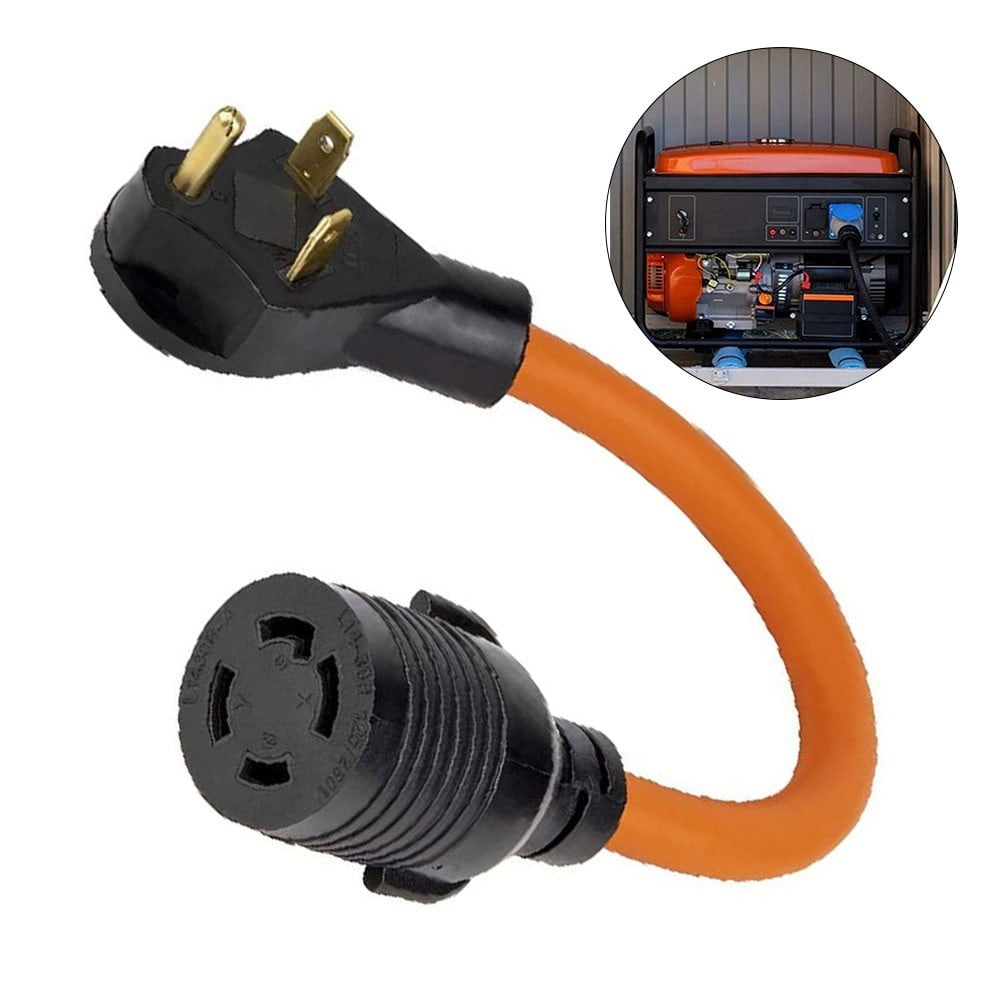 Generator Transfer Switch Adapter Cord TT-30P Male to L14-30R Female ...
