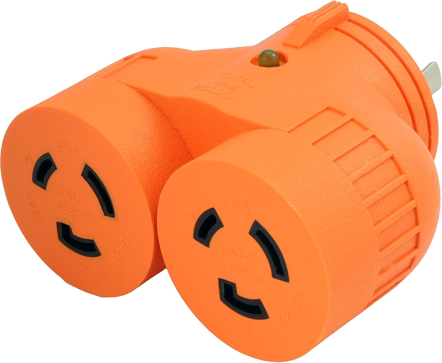 Generator V-DUO Adapter NEMA L5-20P 20Amp 125Volt 3-Prong Locking Plug ...