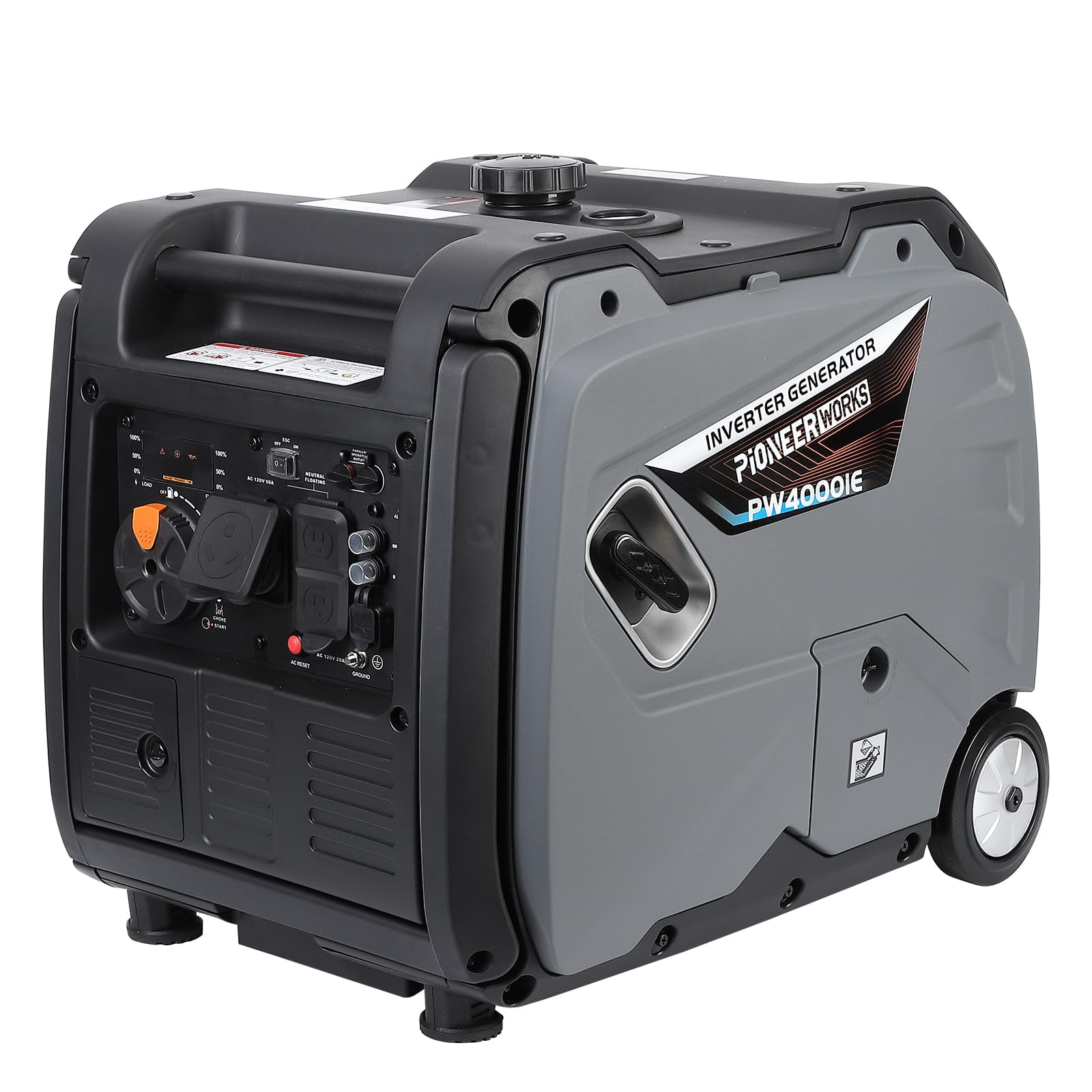 Generator for Camping, 4000 Watt Inverter Generator PortableRV ...