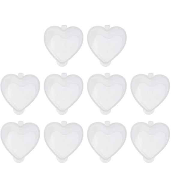 Generic 1 oz Heart Shape Crystal Clear Disposable Hard Plastic Shot ...