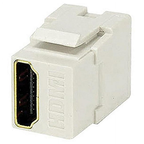 Generic HDMI Keystone Inline Coupler, 2.7 inches, Fits Wall Plates ...