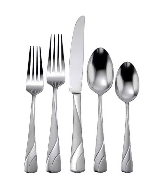 Generic 20-Piece River Stainless-Steel Flatware Set - Walmart.com