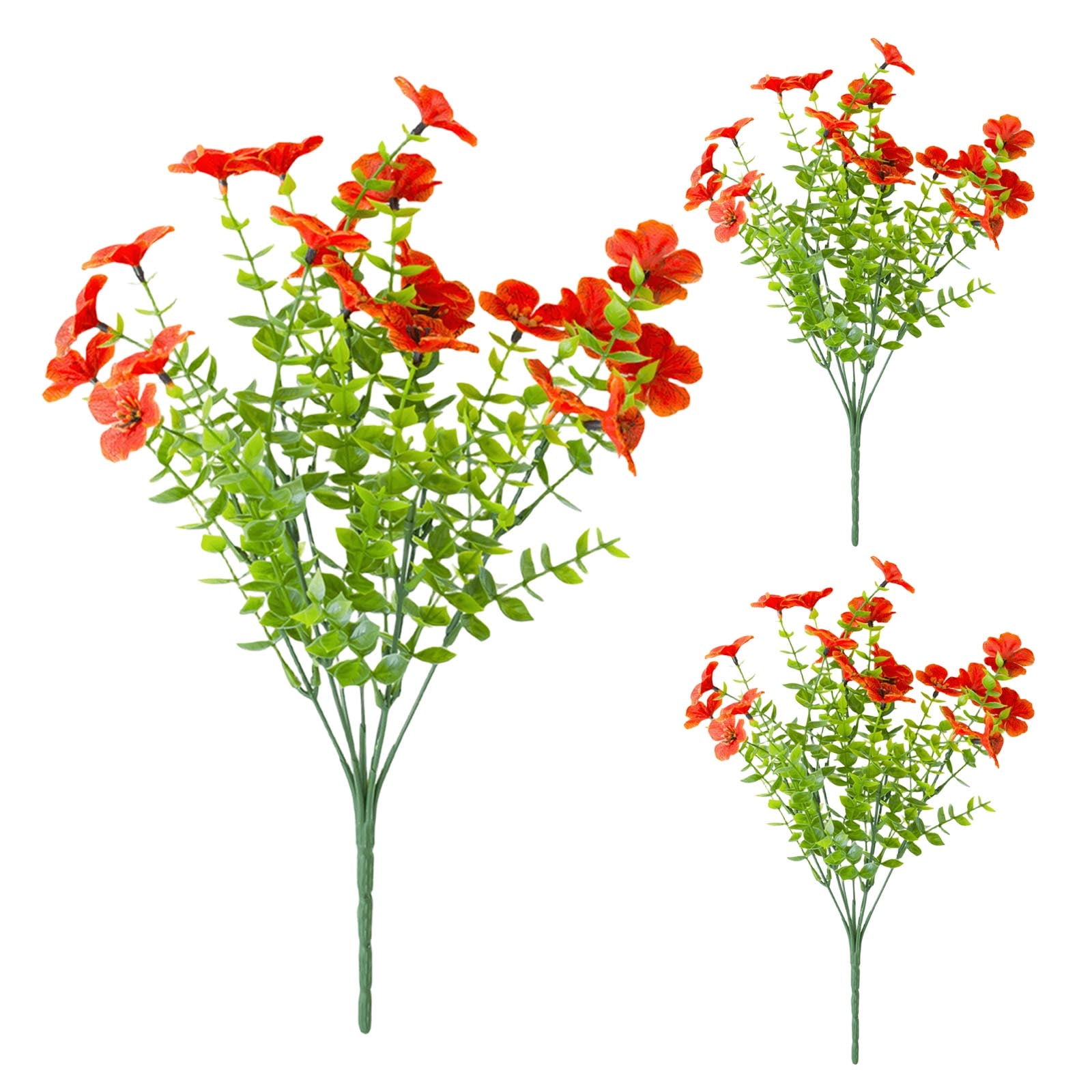 Generic 2025 Artificial Flowers 8 Bundles Fake Flowers No Fade Faux ...