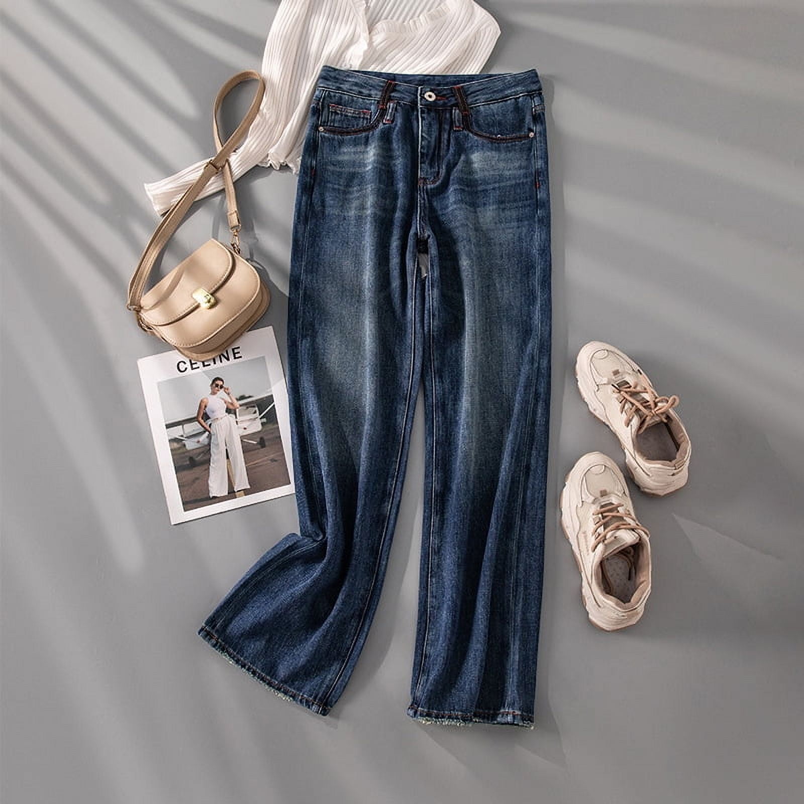 Generic 2025 Color Collision Design Slimming and High Weight Washed and ...