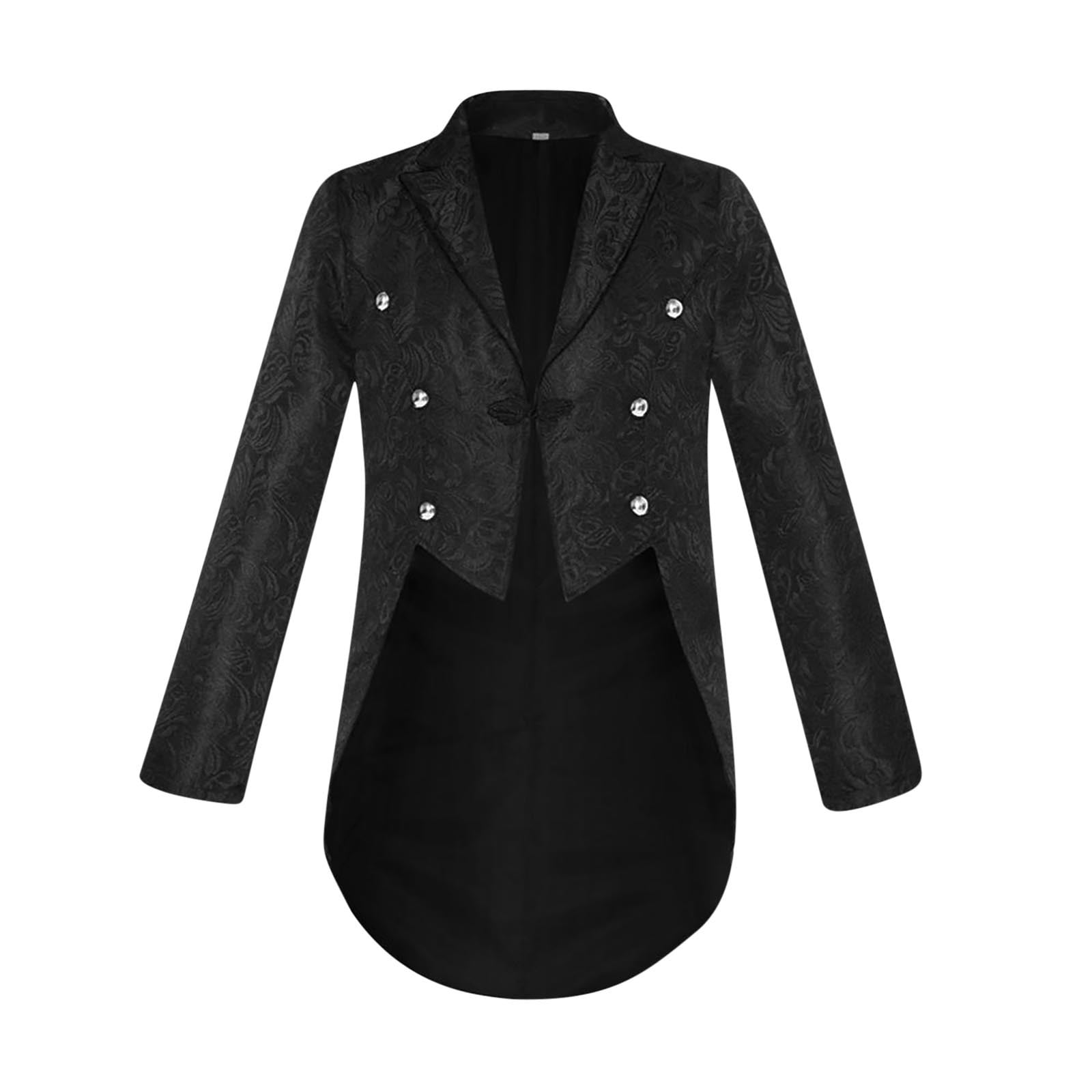 Generic 2025 Halloween Jacket Medieval Steampunk Uniform Costume ...