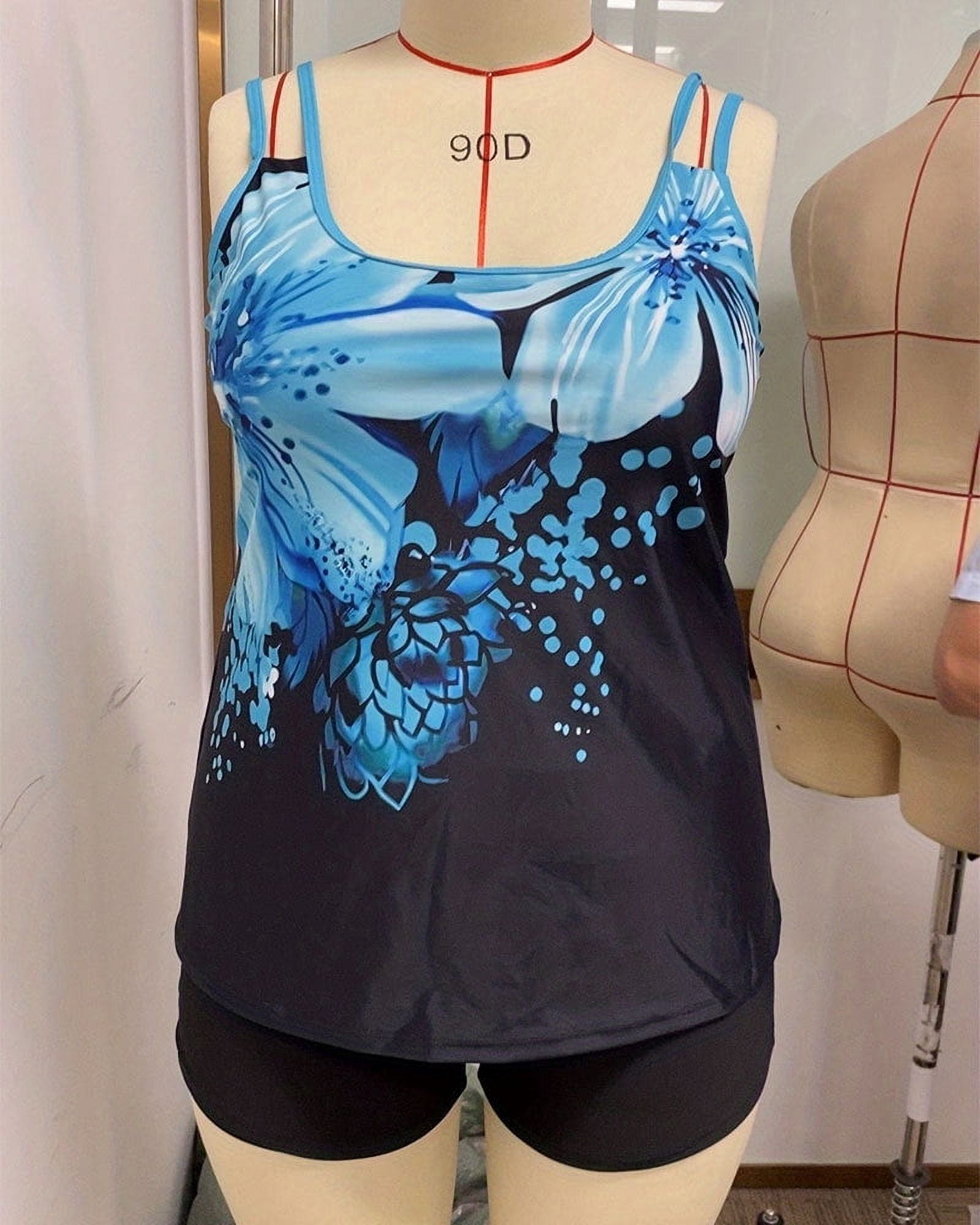 Generic 2025 New Printed Slip plus Size Swimsuit Ladies Hot Spring ...