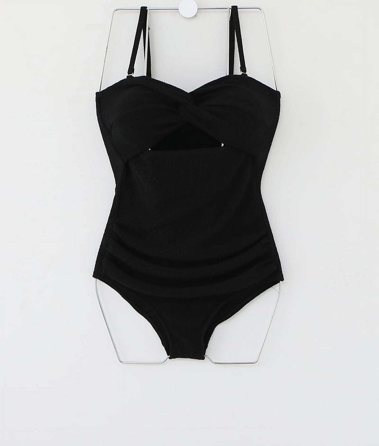 Generic 2025 New Pure Color Swimsuit Sexy Cutout Cover Belly Backless ...