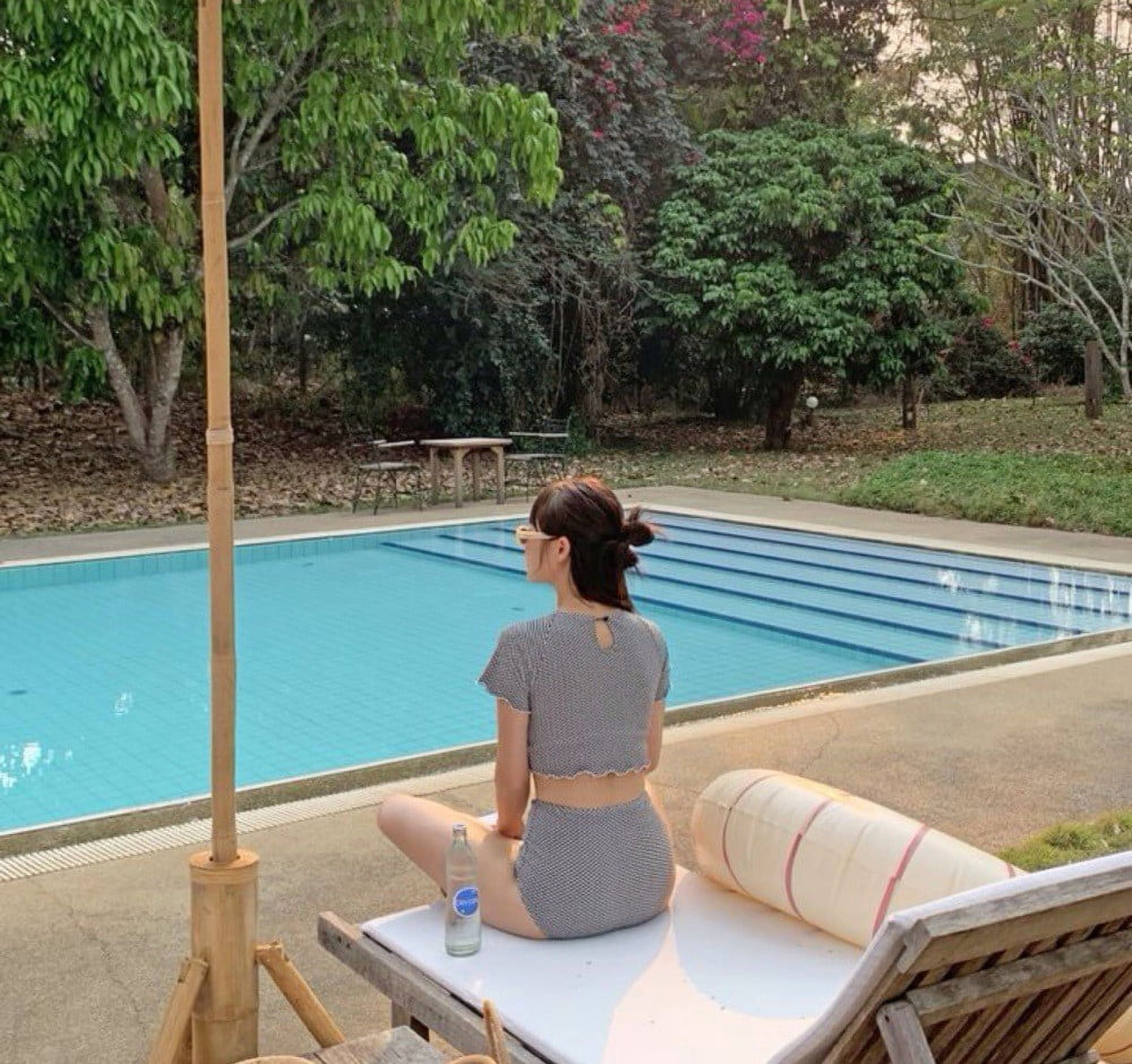 Generic 2025 New Small Plaid Bikini Sexy Hot Spring Stringy Selvedge ...