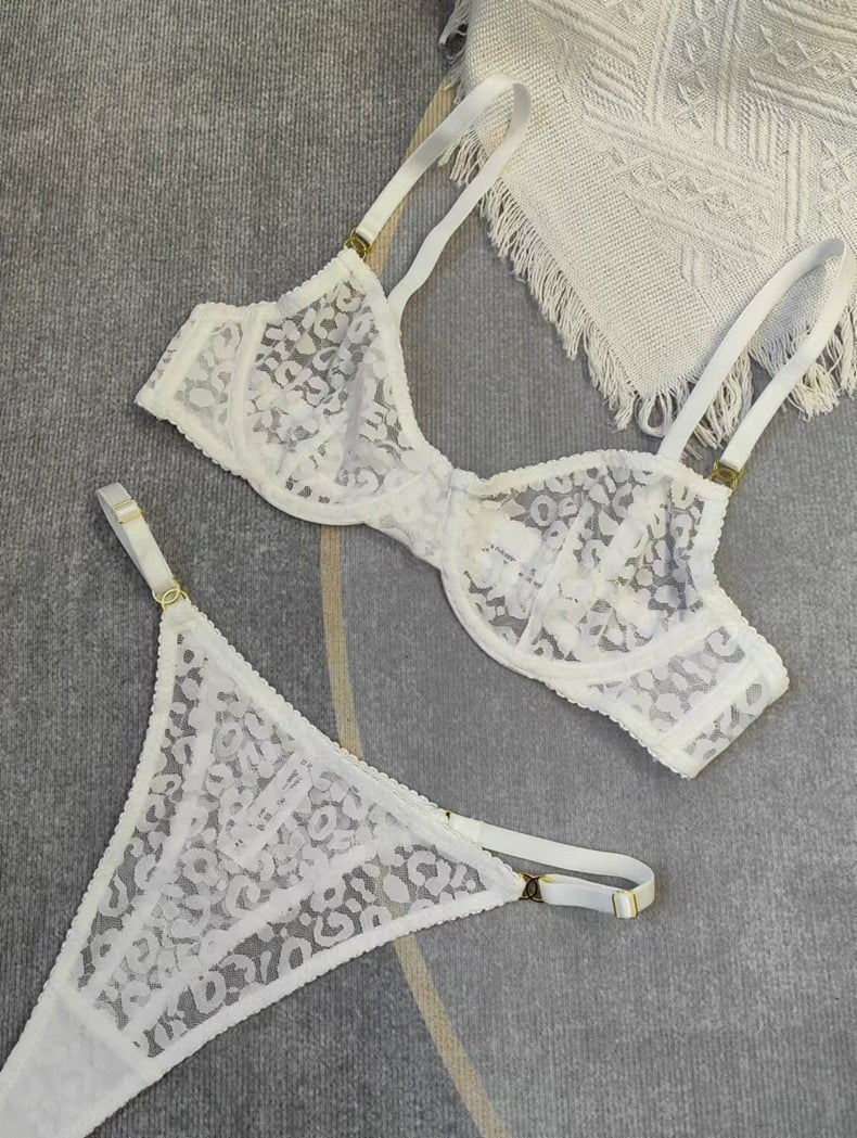 Generic 2025 New Ultra-Thin Bra See-through Sponge-Free Mesh Jacquard ...