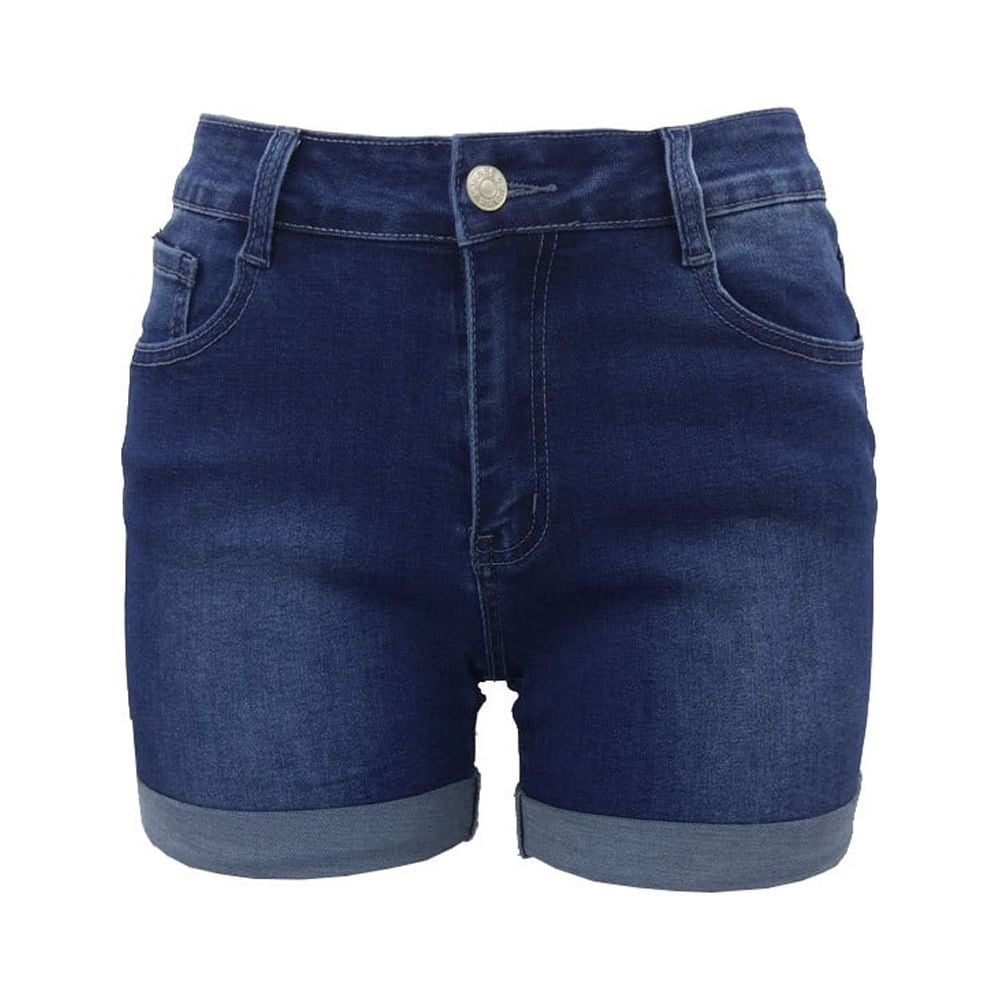 Generic 2025 Spring Rolled Foot Denim Shorts New Washed Denim Shorts ...