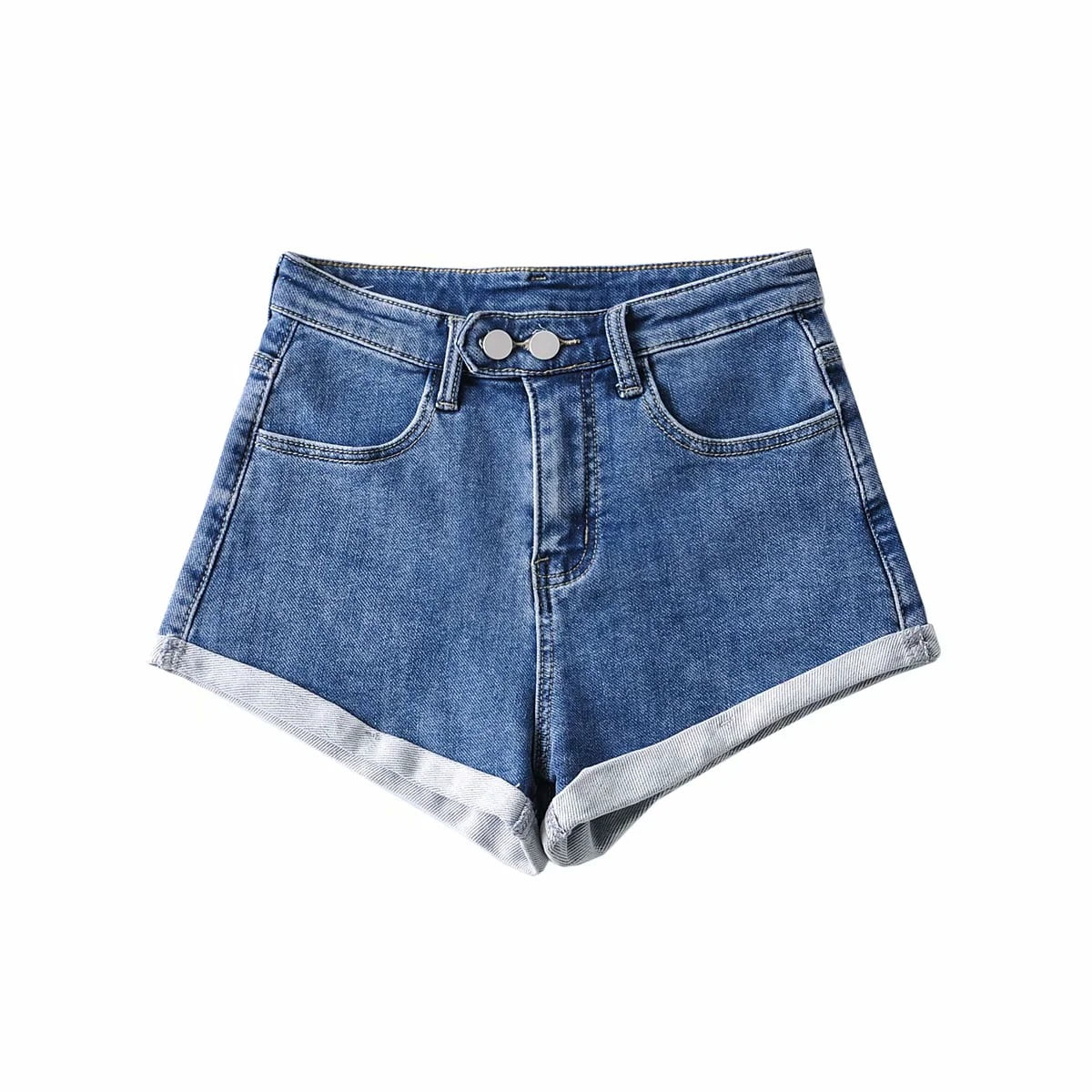 Generic 2025 Summer High Waist Slimming Slim-Fit Contrast Colors ...