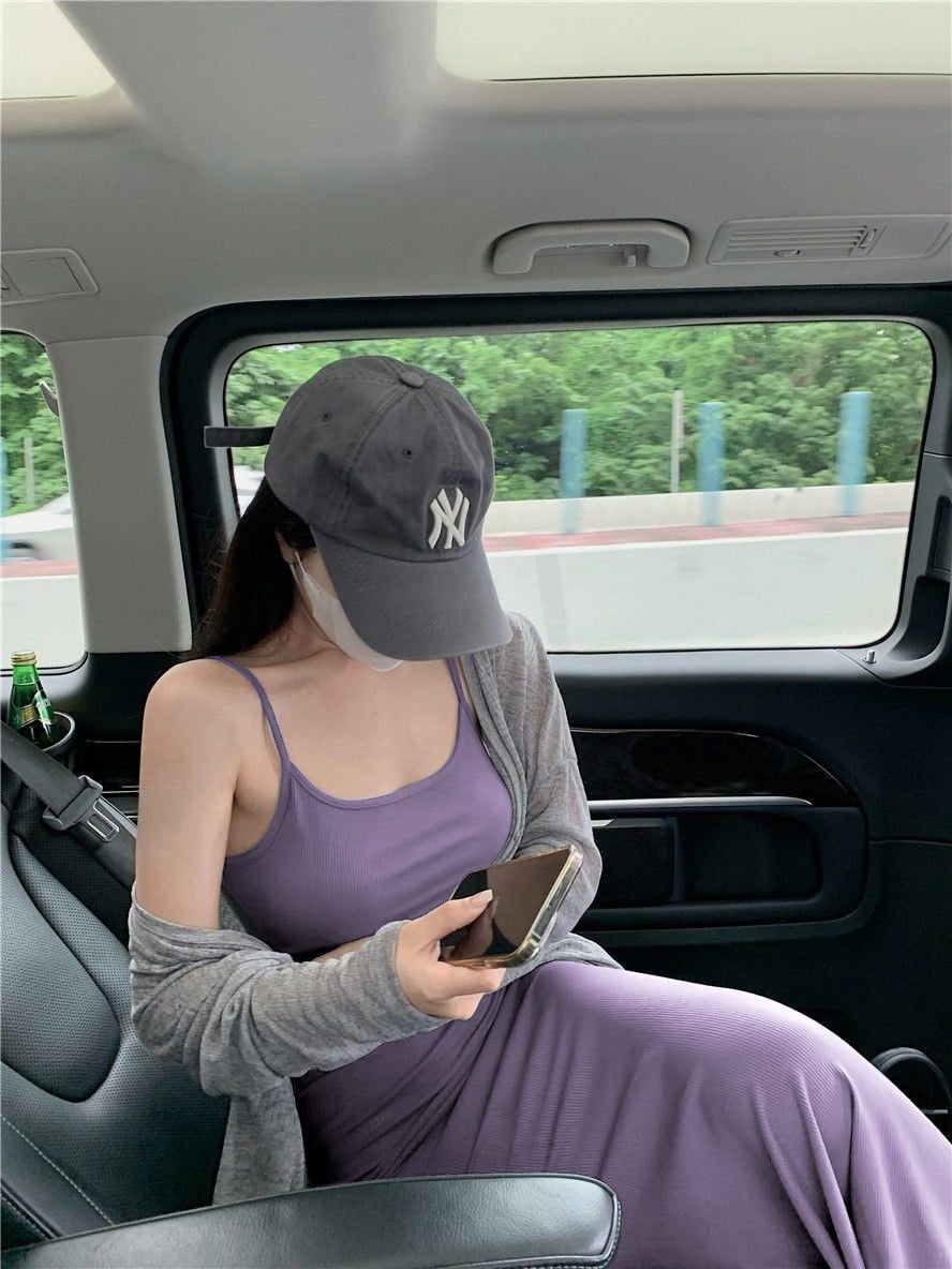 Generic 2025 Summer Hot Girl Elastic Sling Dress Women's Sleeveless off ...