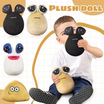 HATISS Soft Kids and Adults Alien Pou Plush Toy, Soft Plush Brown ...