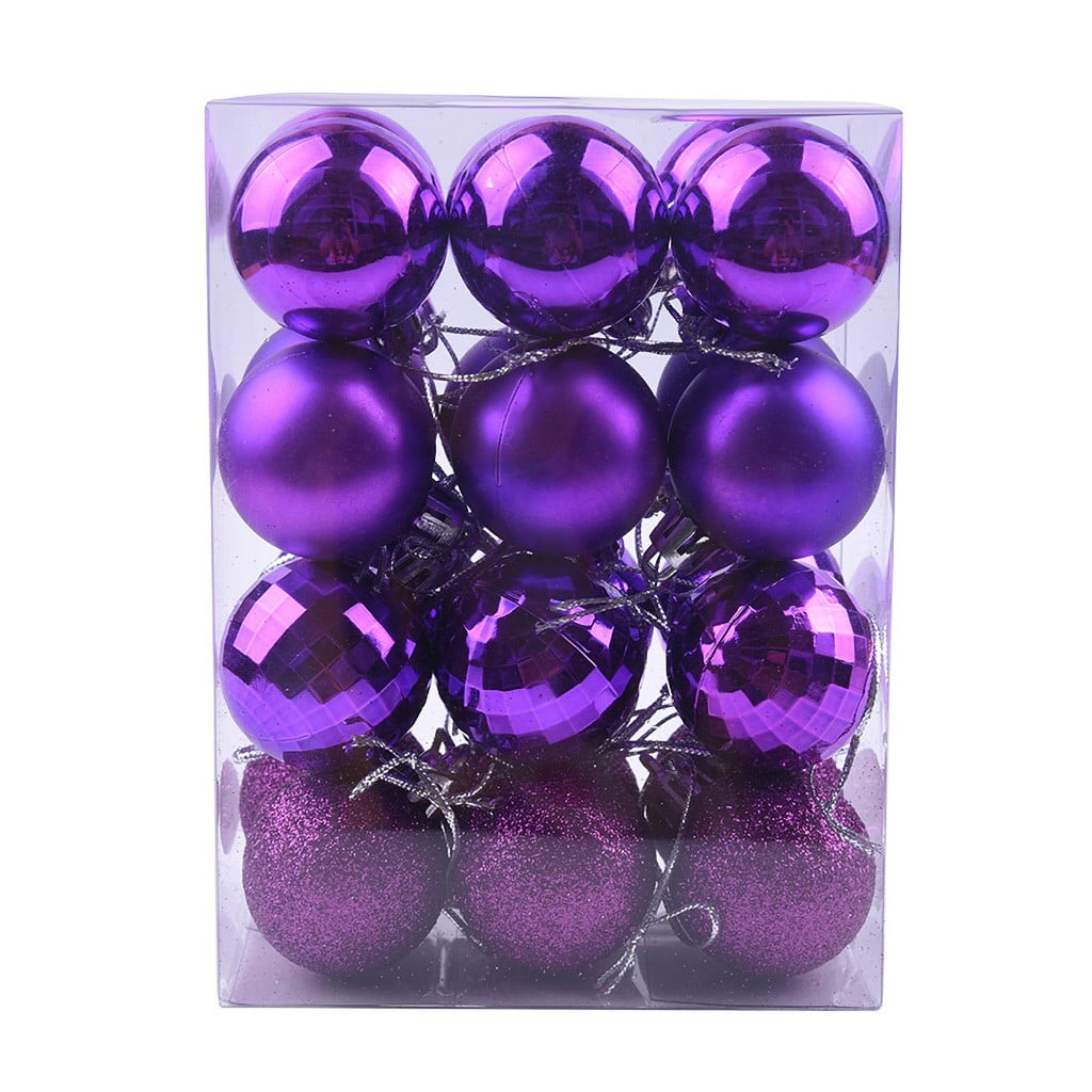 Generic 24Pcs Christmas Tree Ornament, Christmas Ball Decoration Set ...