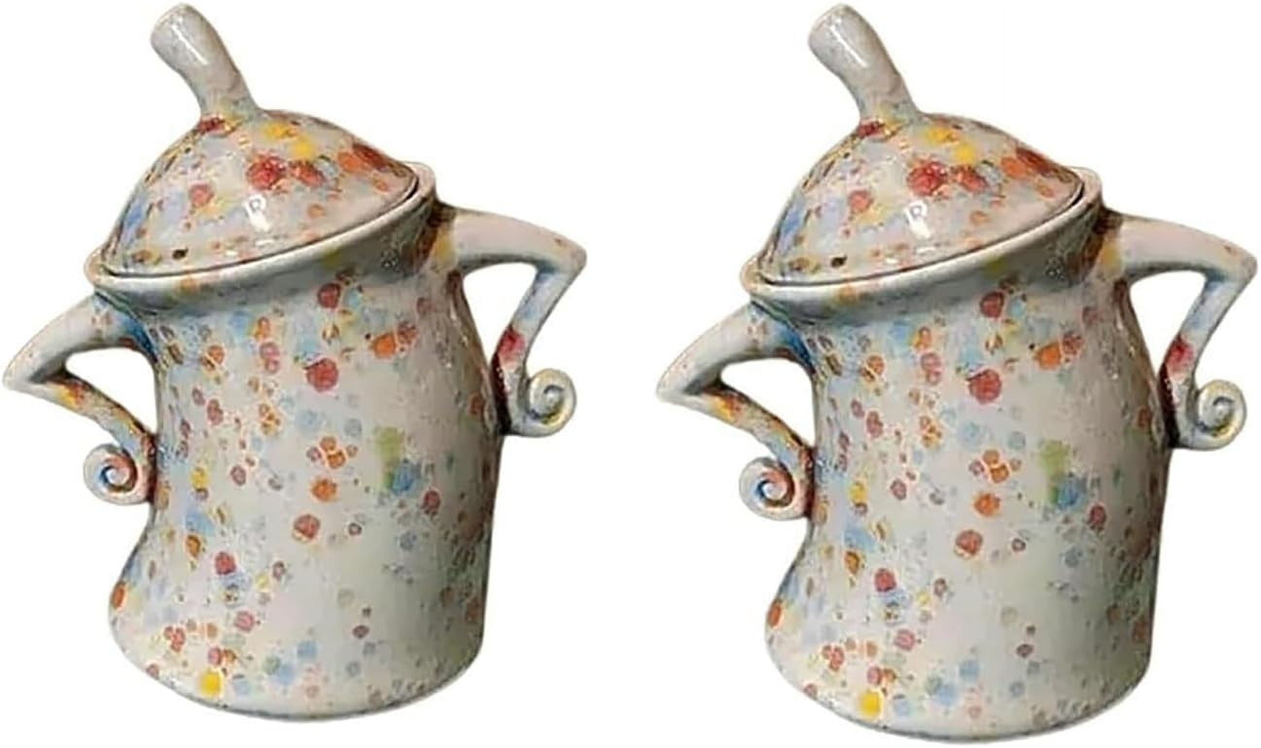 Generic 2PCS Canister With Attitude, Sassy Ceramic Jar with Lid Cute ...