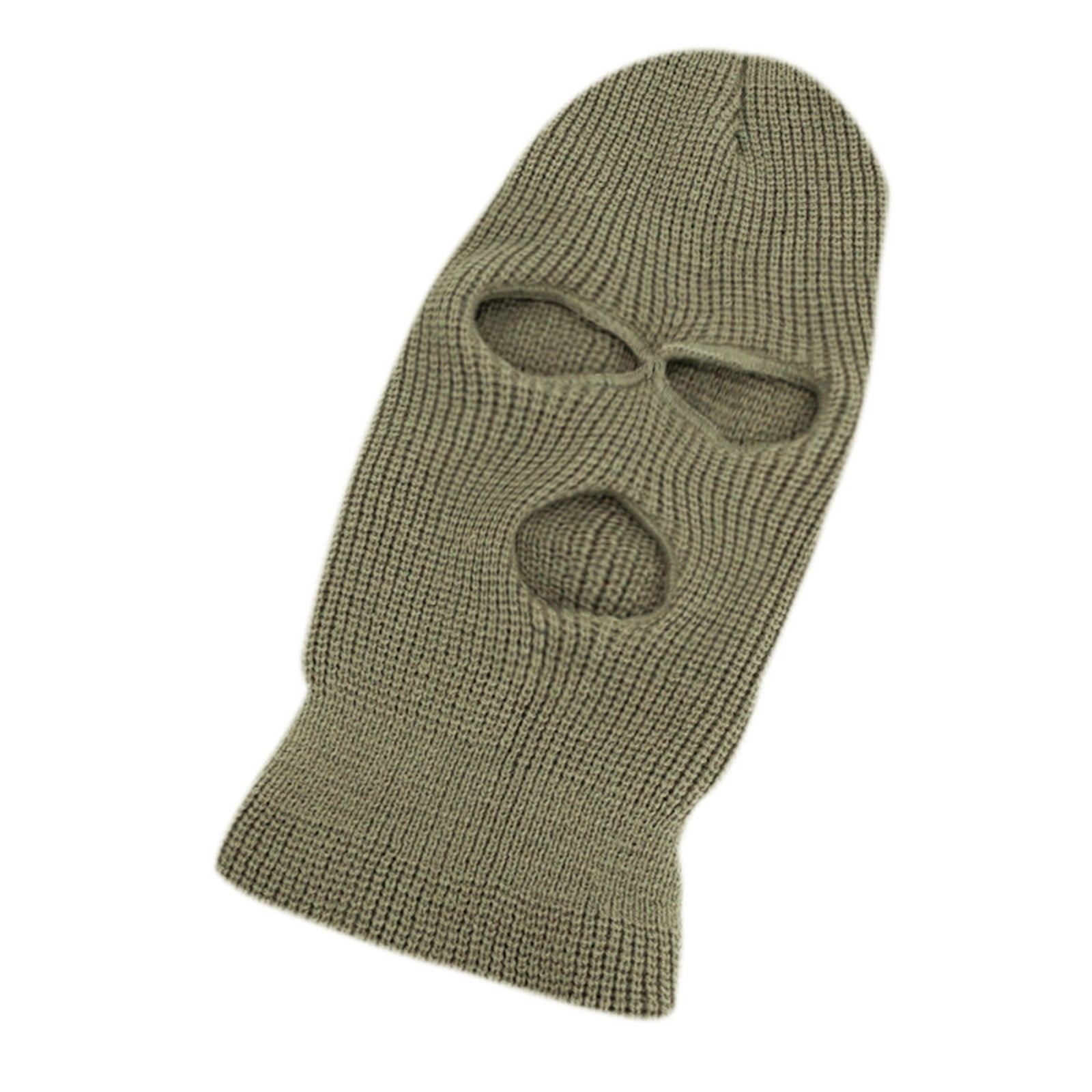 Generic 3-Hole Ski Mask Full Face Woolen Knitted Hat Warm Outdoor ...