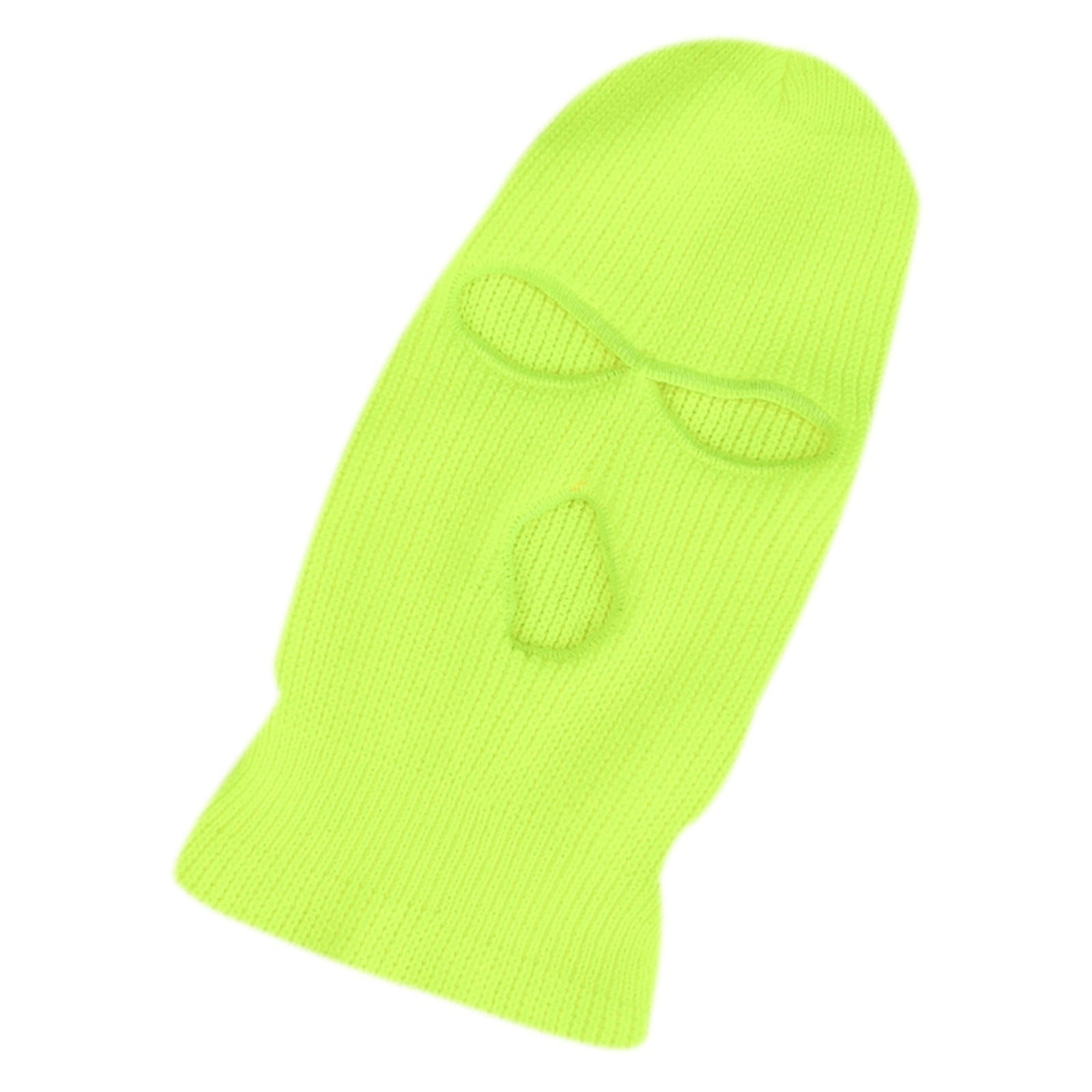 Generic 3-Hole Ski Mask Full Face Woolen Knitted Hat Warm Outdoor ...