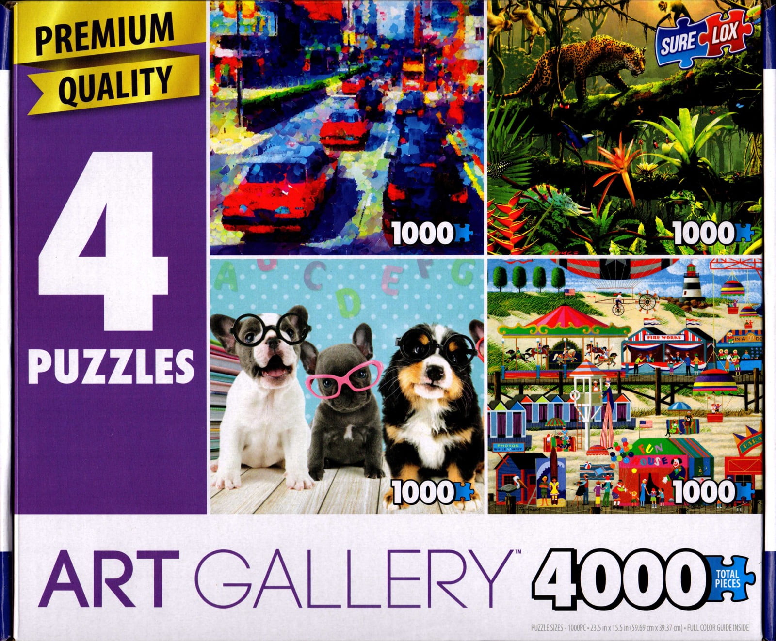 Generic 4-in-1 Art Gallery Puzzle, 1000 Piece - Walmart.com