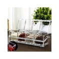 Generic 8-Piece Acrylic Seasoning Organizer Set Clear Spice Pots with ...