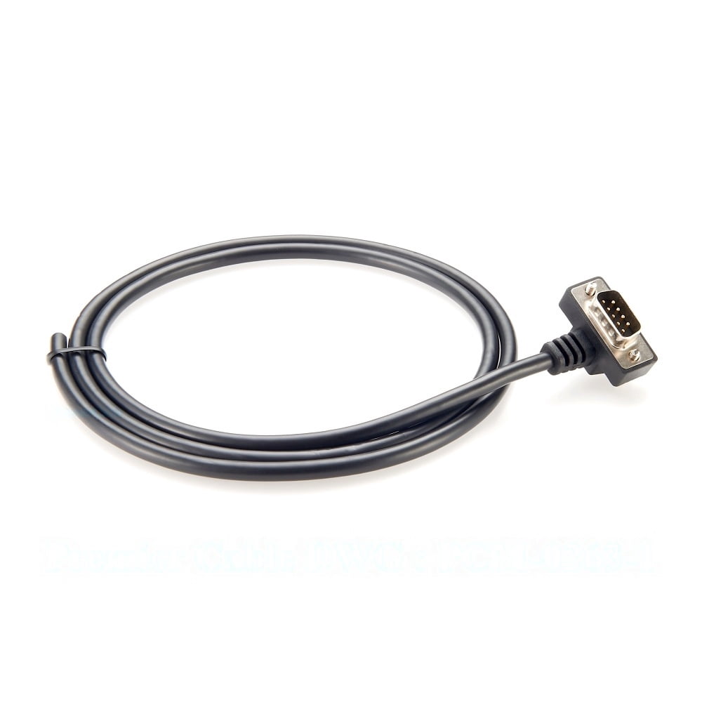 Generic 90 Degree Ultra Thin DB9 RS232 Serial Communication Cable Up ...