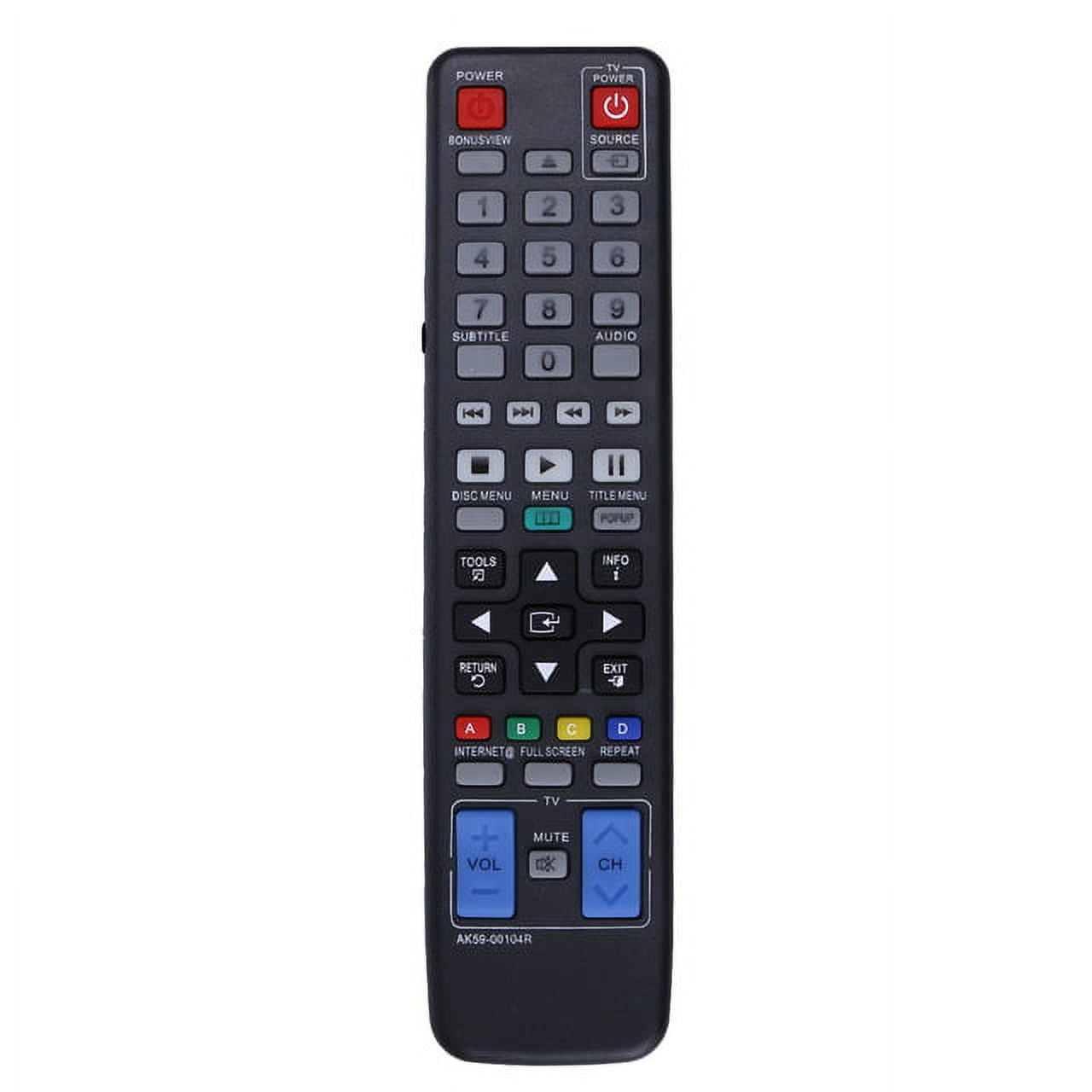 Generic AK59-00104R Replacement Remote Control for Samsung Blu-Ray DVD ...