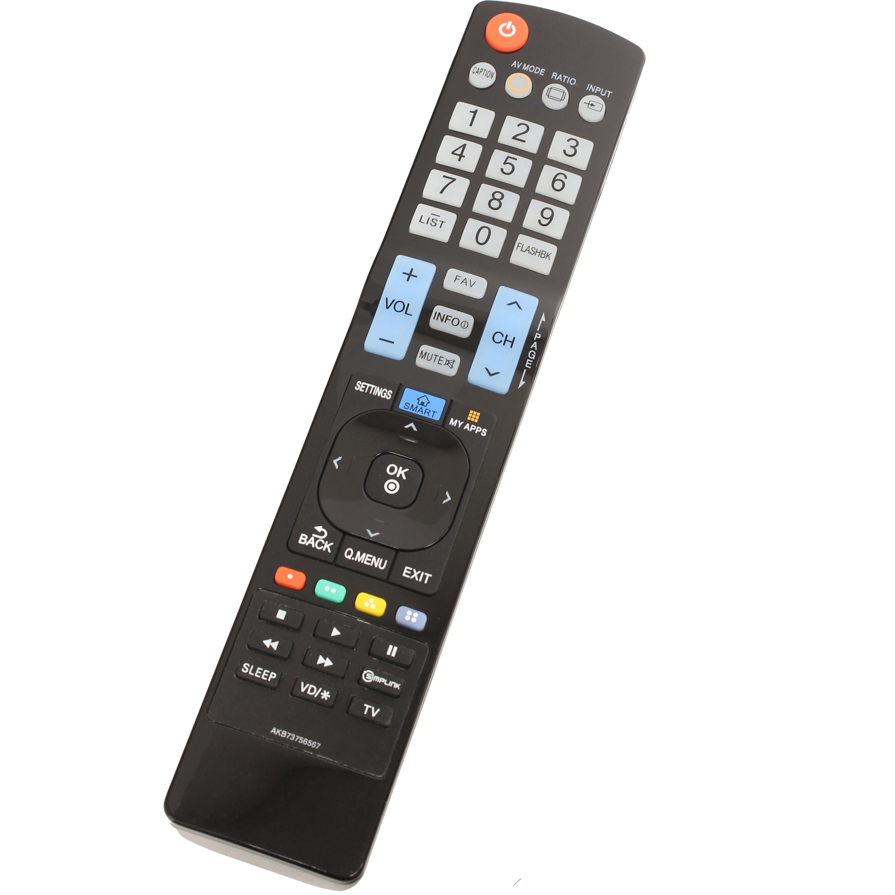 Generic AKB73756567 Remote Control for LG TV (New) 60UB8200 / 60UB8200 ...
