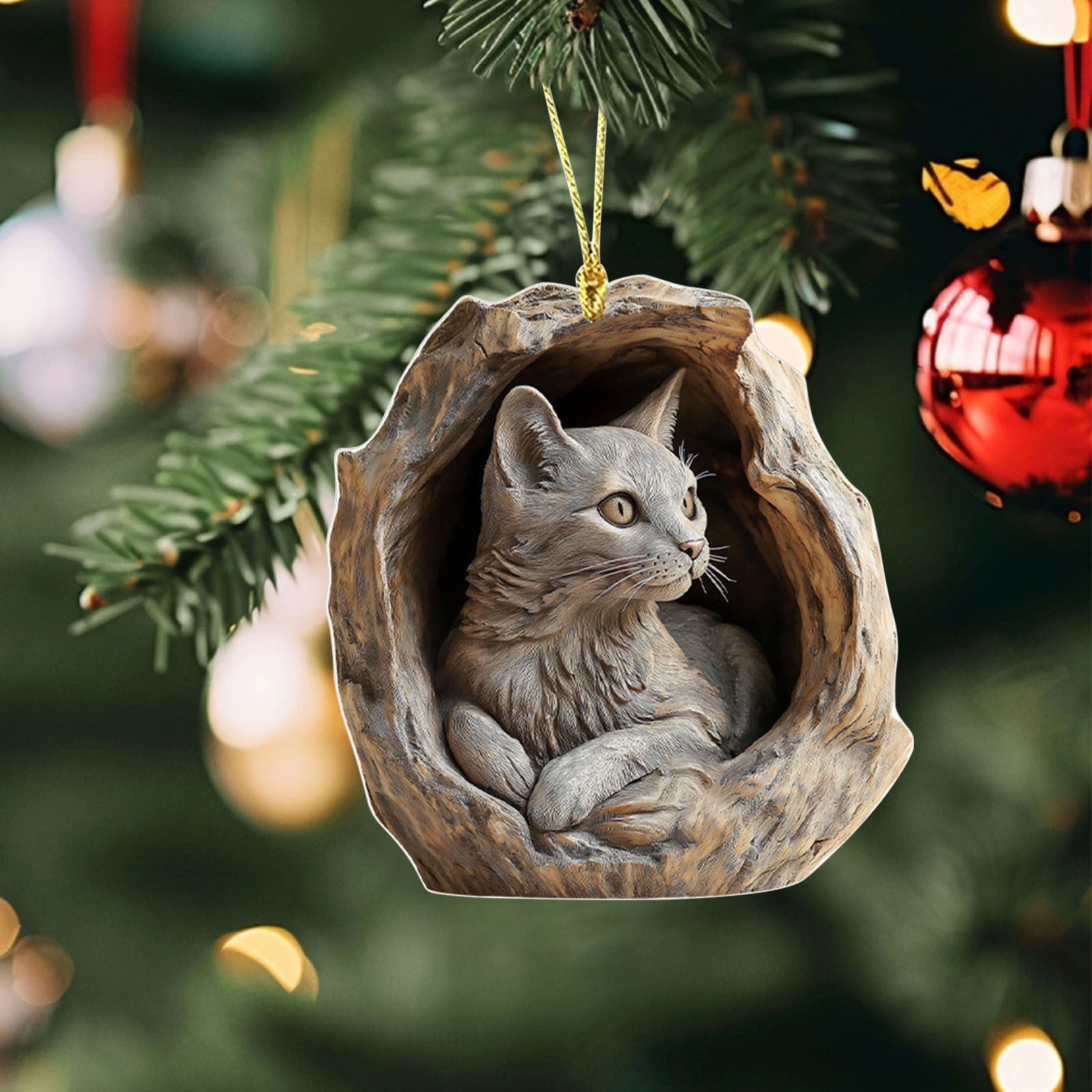 Generic Animal Christmas Ornament New Forest Animal Decoration Vivid ...