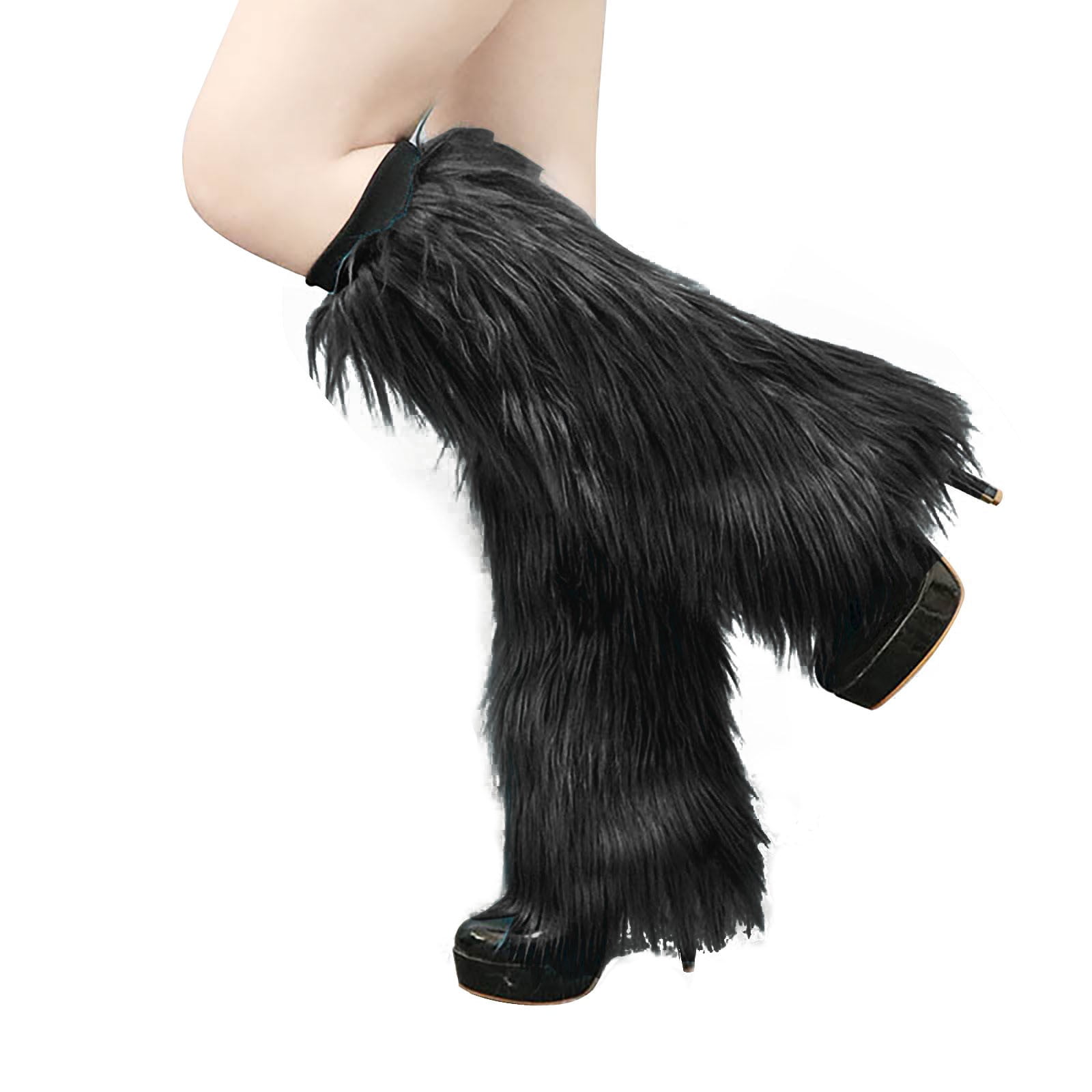 Generic Autumn And Winter Plush Socks Long Boots Warm Stage Performance ...