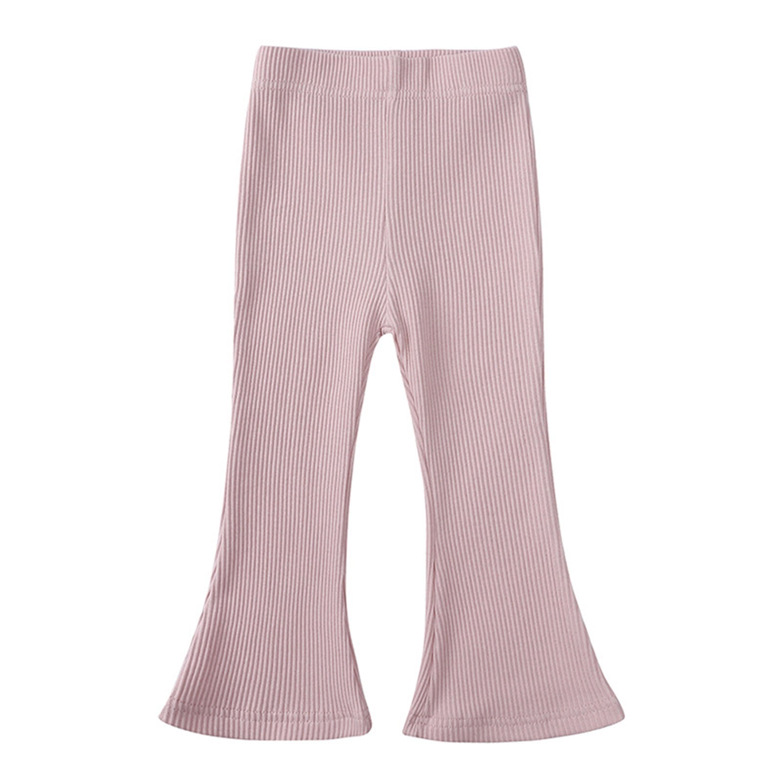 Generic Baby Girl Flare Pants Girls Spring And Autumn Solid Color ...