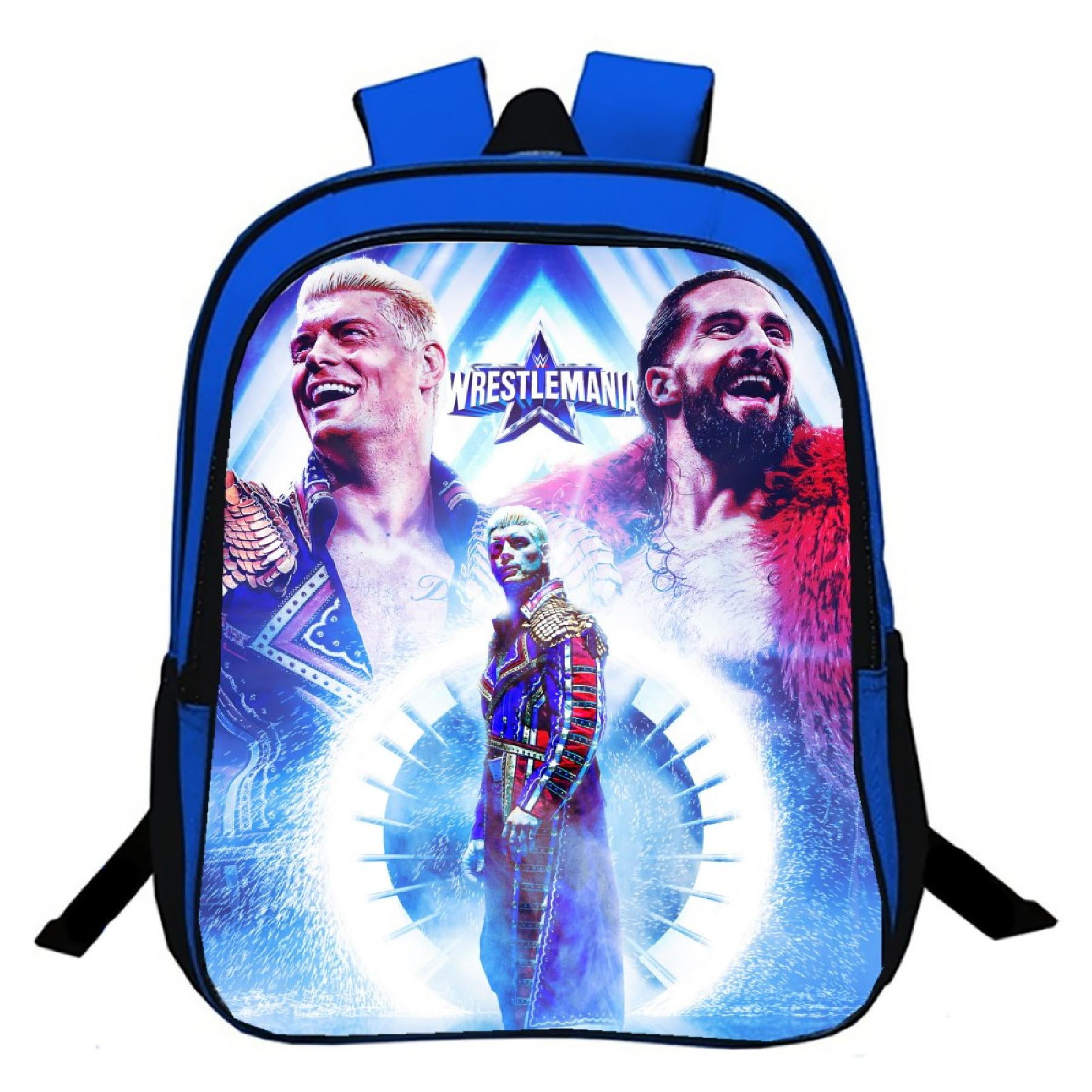 Generic Boxing Muscle Man Blue School Bag Backpack Book Bag for Height ...