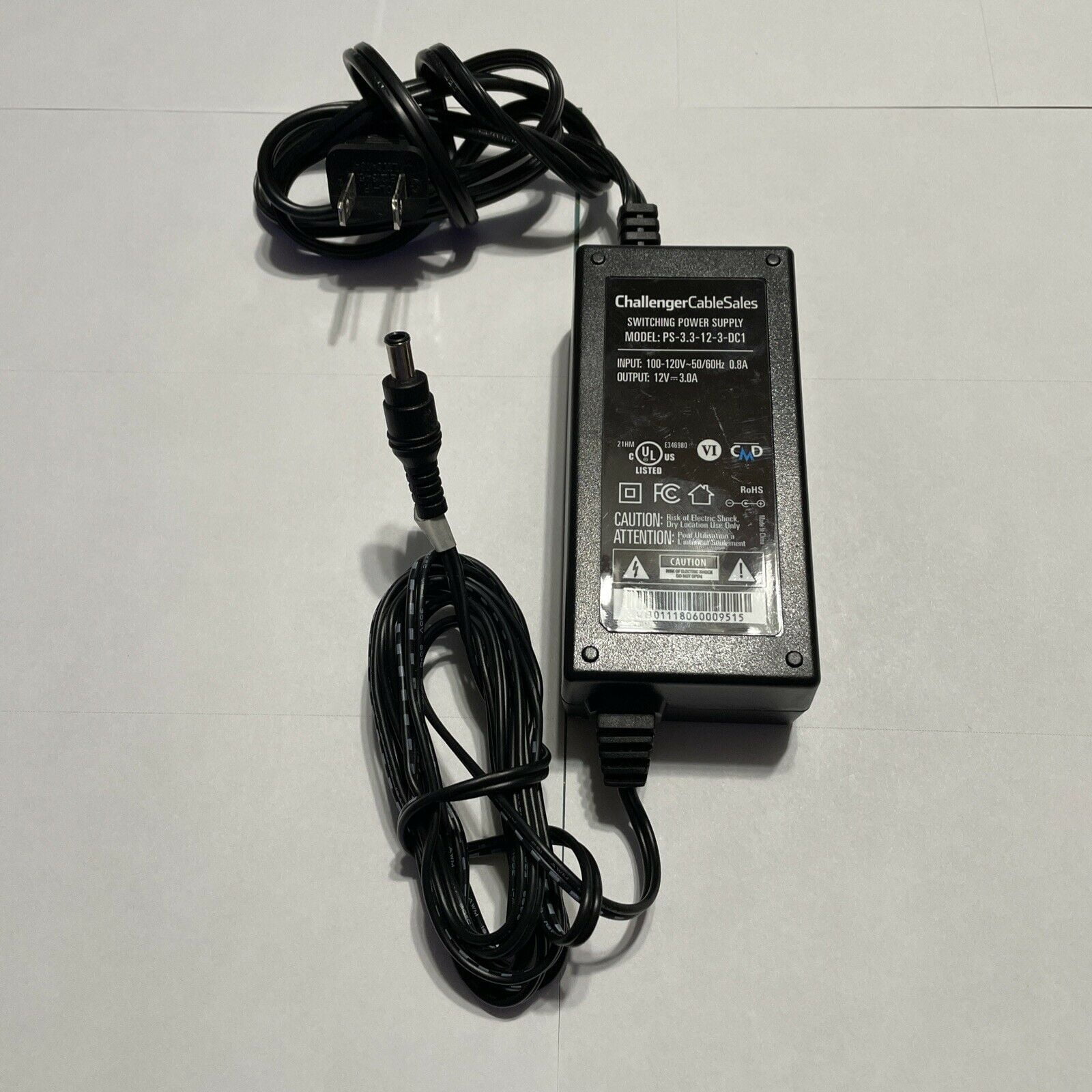 Generic Brand for Challenger Cable Sales Switching Power Supply Model ...